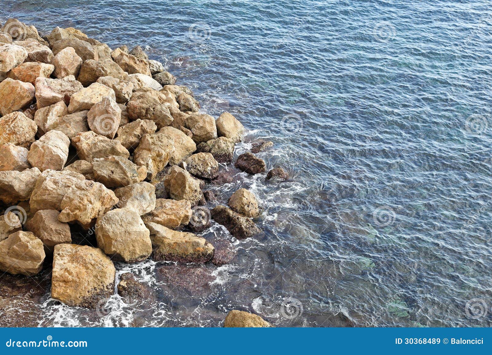 Sea and rocks stock image. Image of nature, water, bunch - 30368489