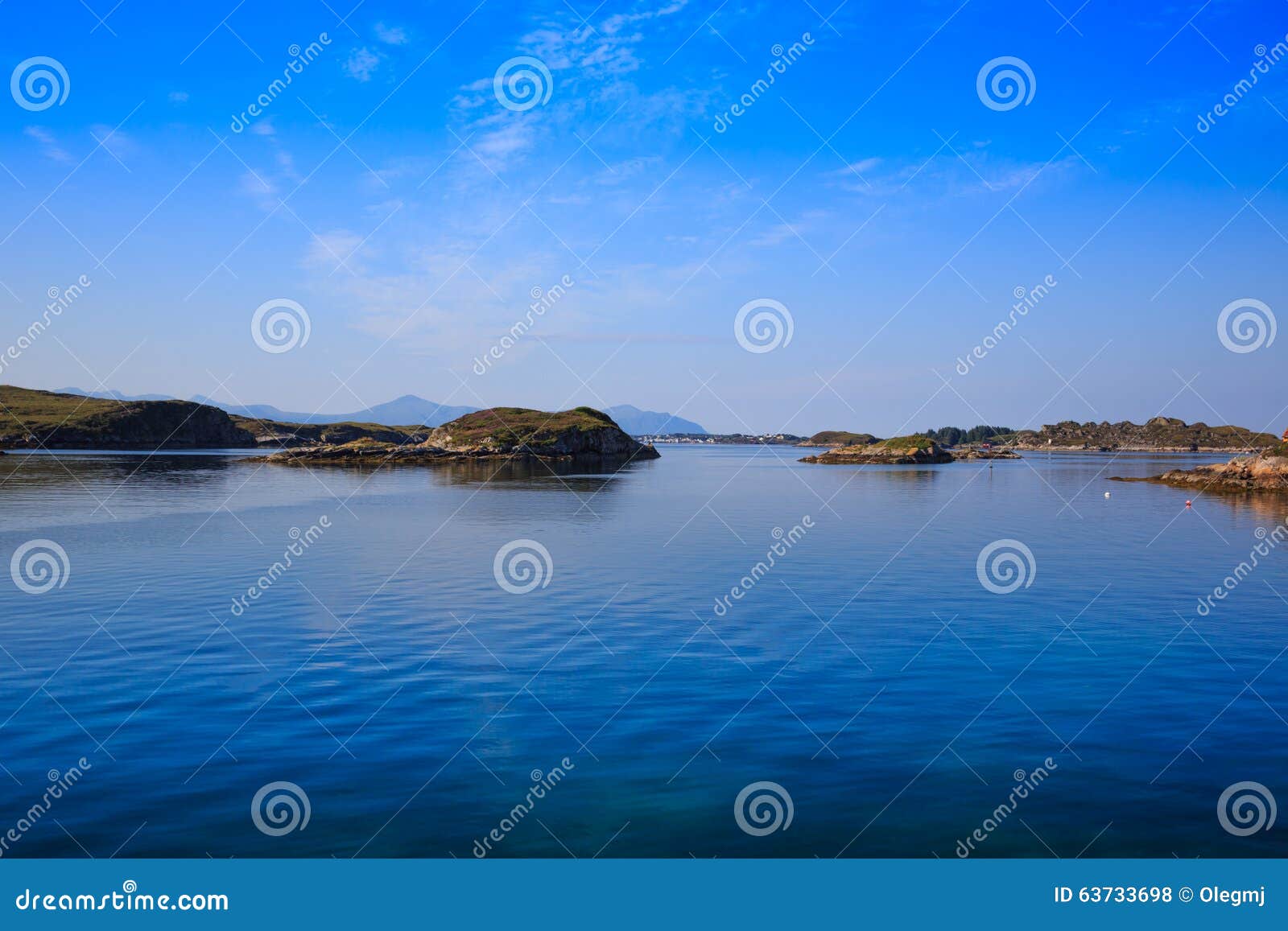 Sea and rocks in Norway stock photo. Image of toned, peace - 63733698