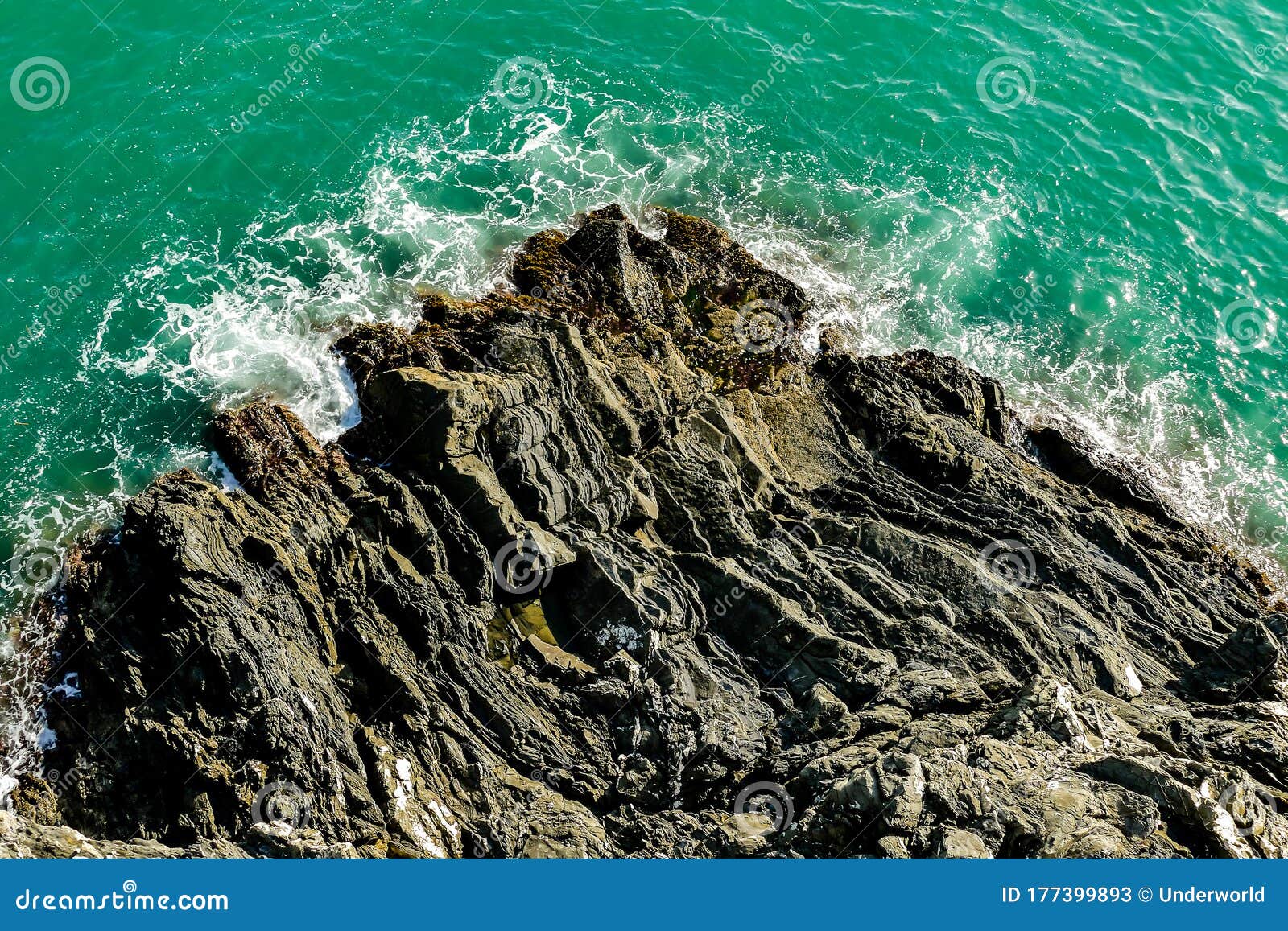 Sea and rocks stock image. Image of stone, buiding, surf - 177399893