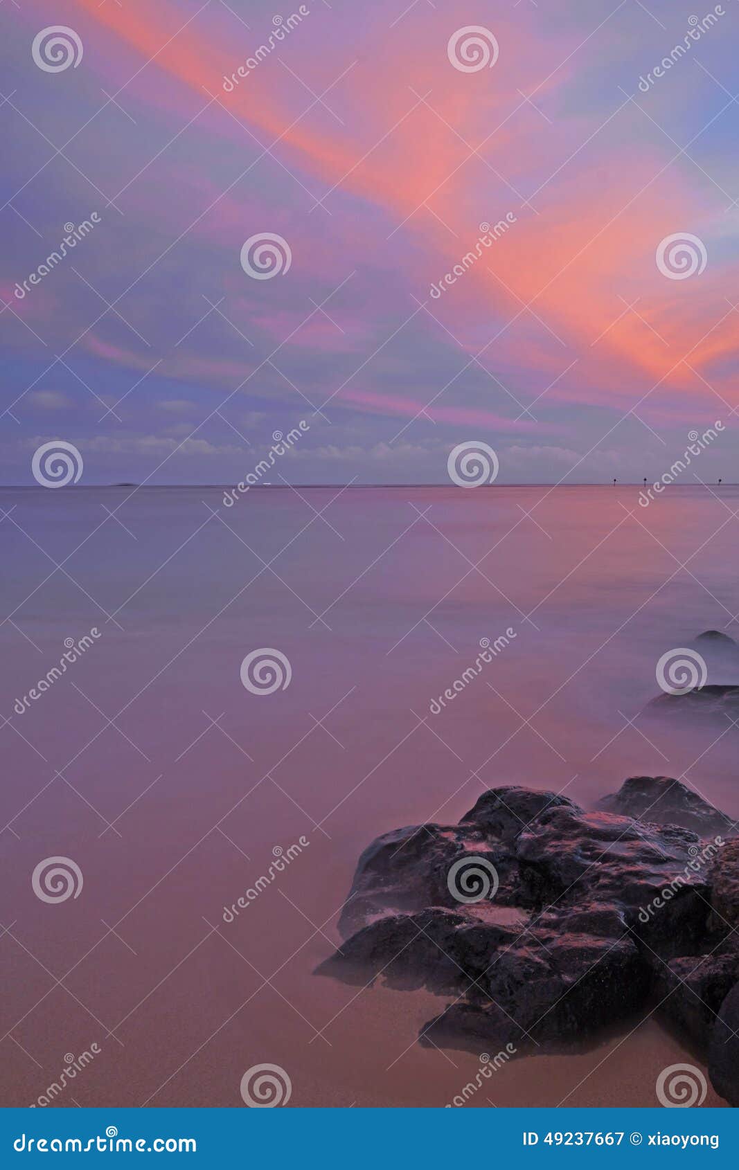 Hawaii Sea and Rocks in the Sunset Stock Image - Image of lake, coconut ...
