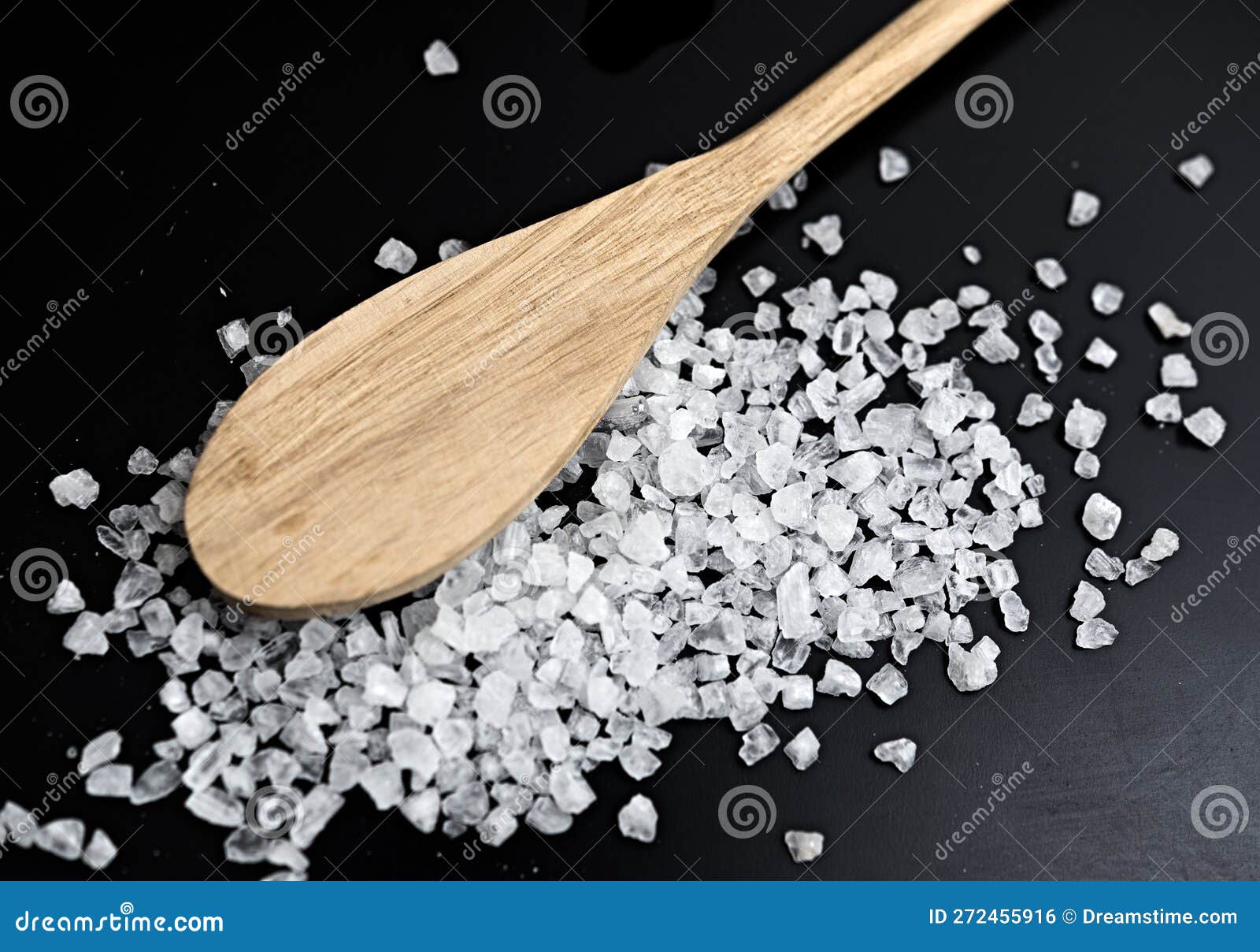 Sea salt stock photo. Image of condiment, copy, powder - 272455916