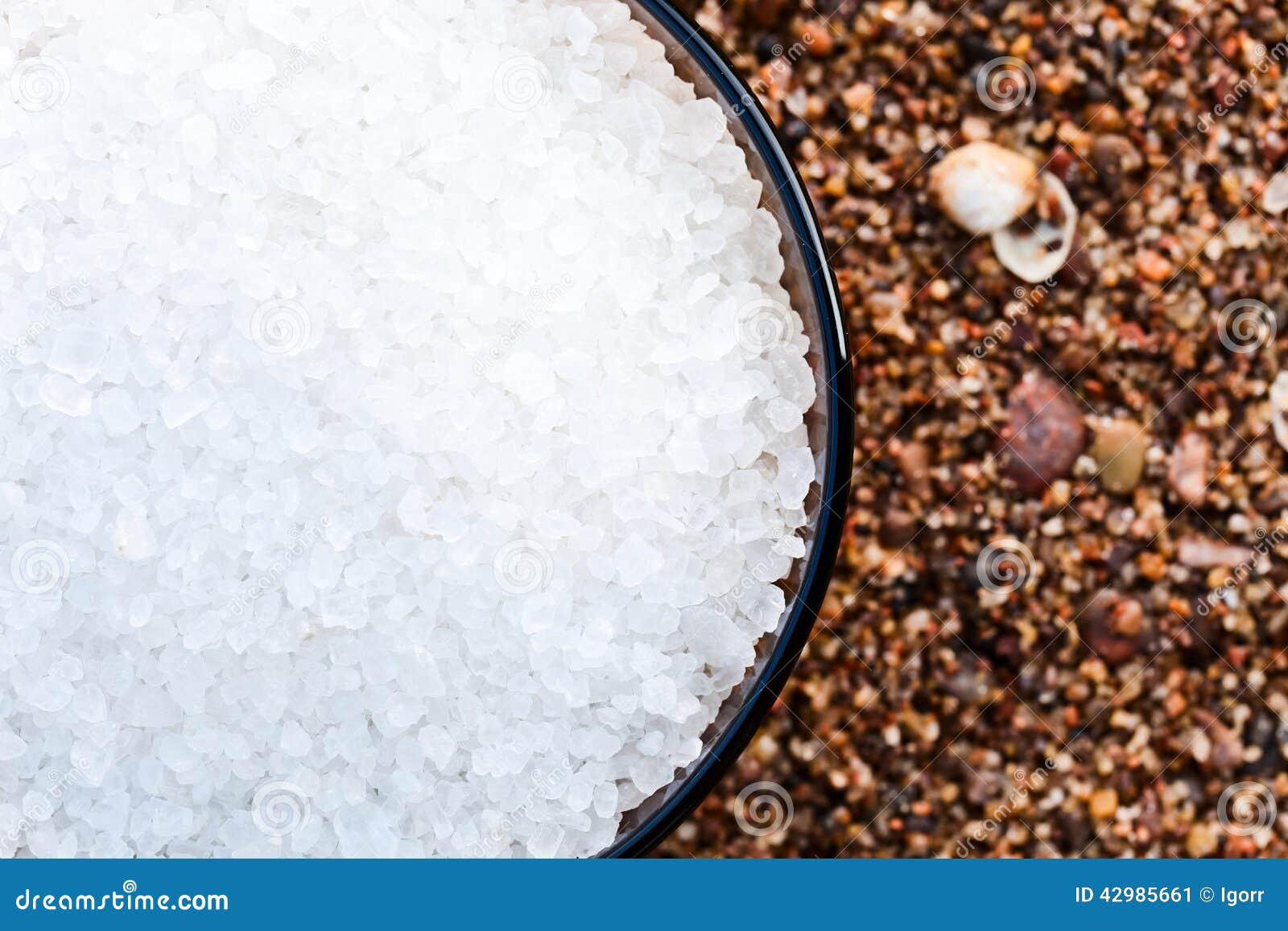 Sea salt stock image. Image of therapy, aromatic, closeup - 42985661
