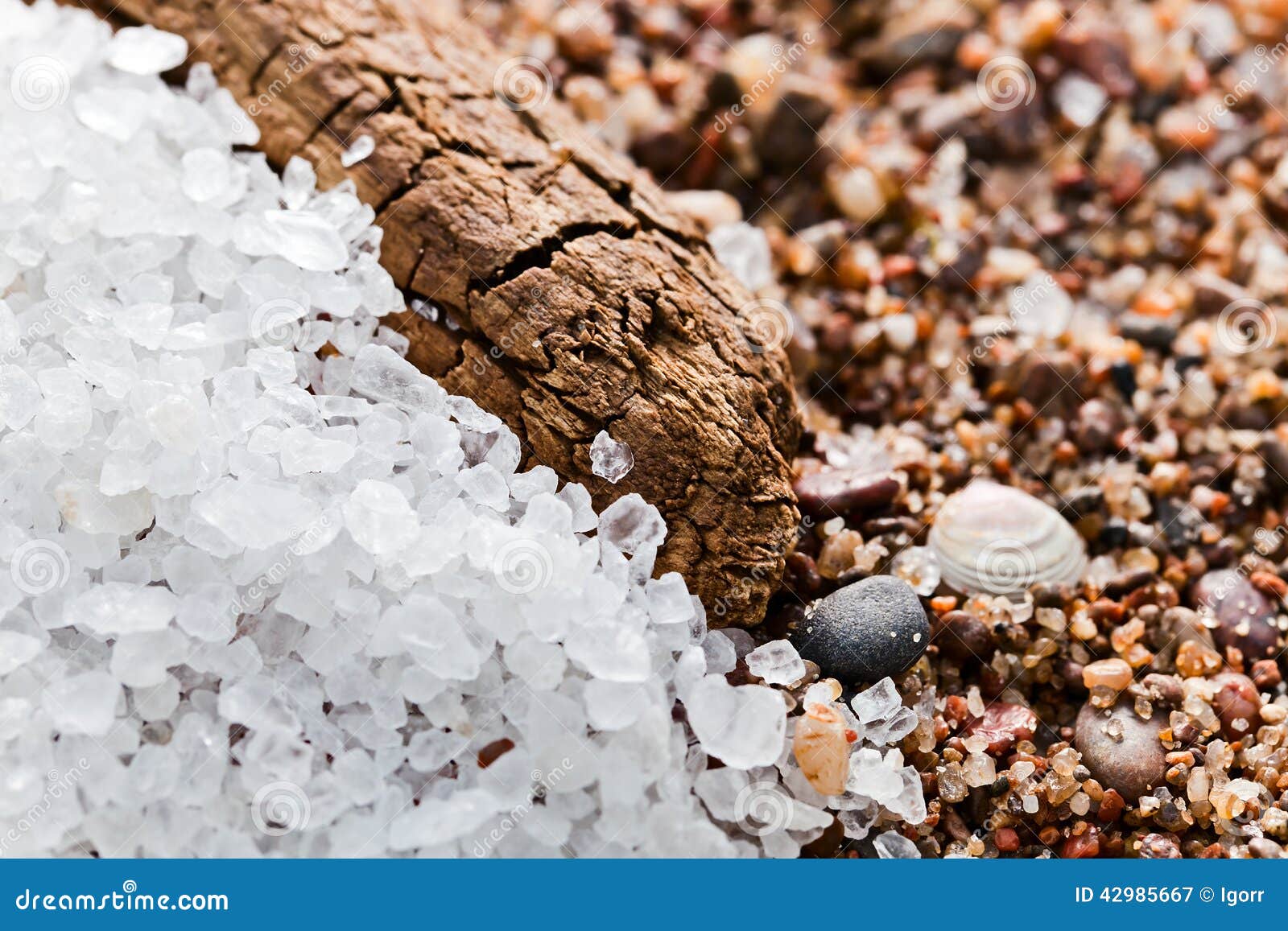 Sea salt stock image. Image of white, therapy, beach - 42985667