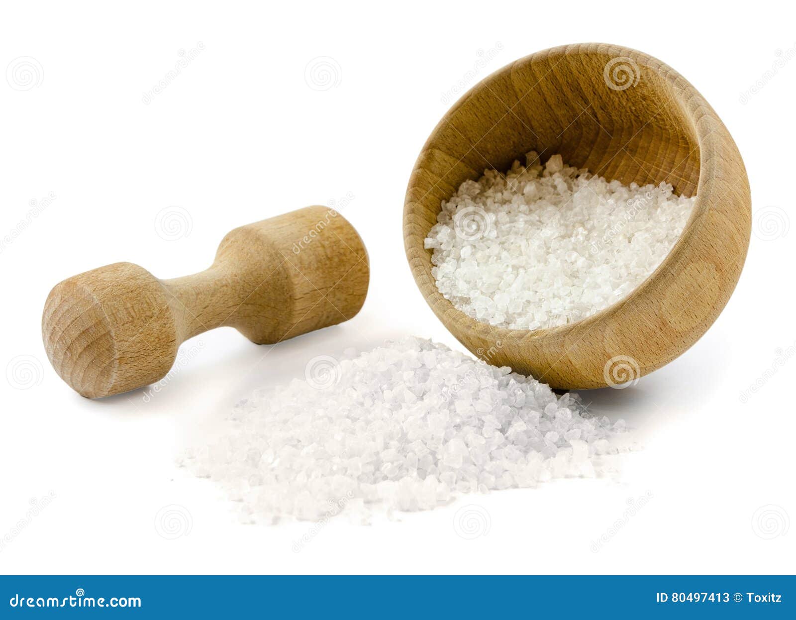 Sea salt in a cup stock image. Image of edible, dietary - 80497413