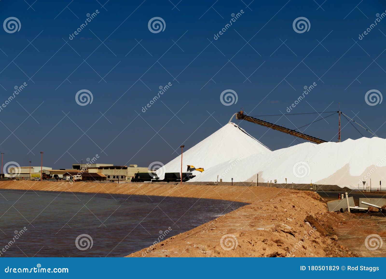 Sea salt piles stock image. Image of western, spice - 180501829