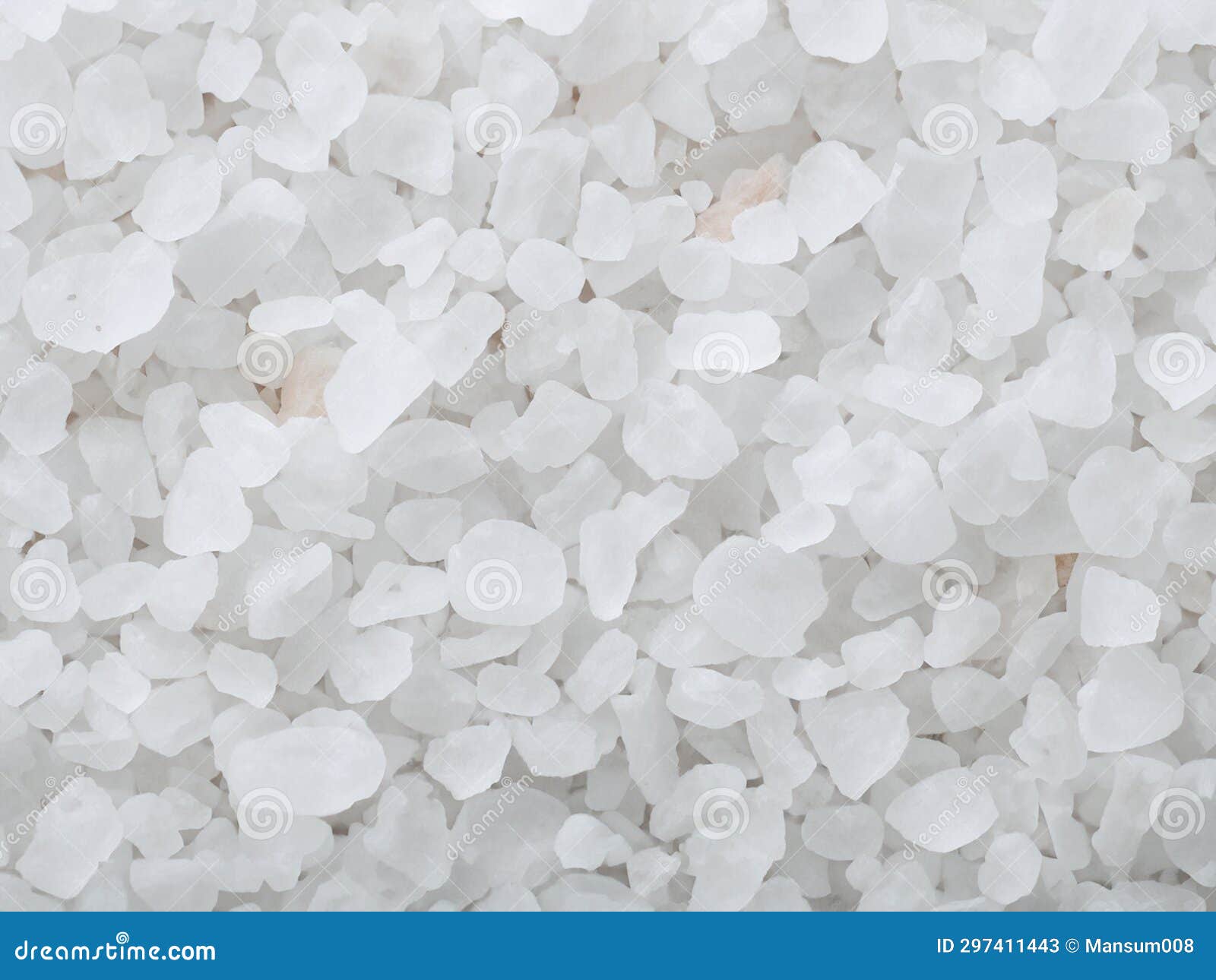 Sea Salt on White Background Stock Image - Image of therapy, pink ...