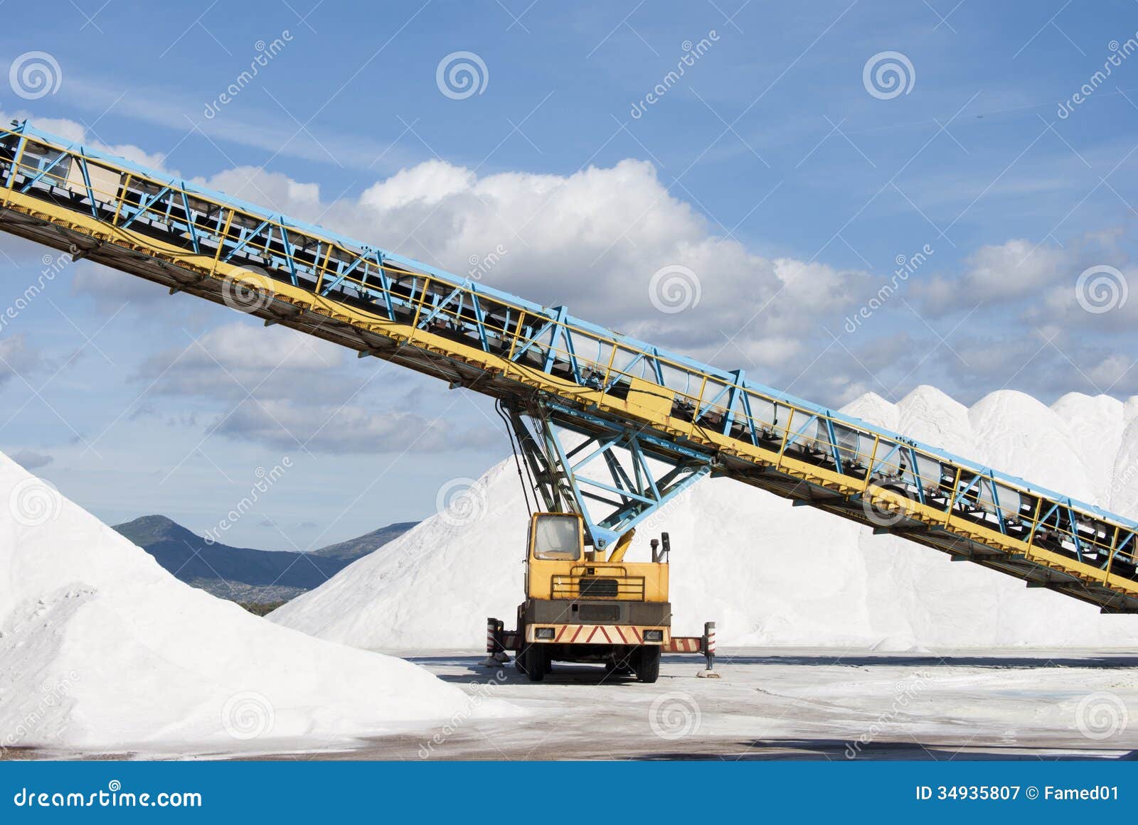 Sea Salt Works stock image. Image of lagoon, beach, fisher - 34935807