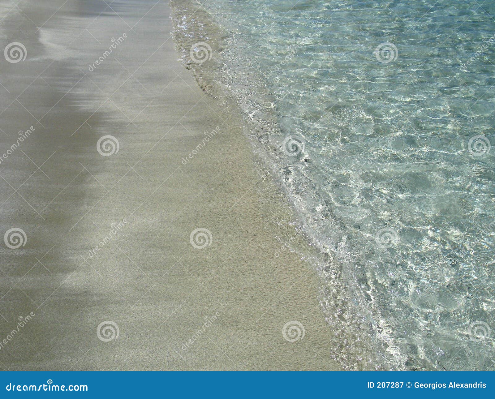 The Sea and the Sand stock image. Image of calm, tranquillity - 207287
