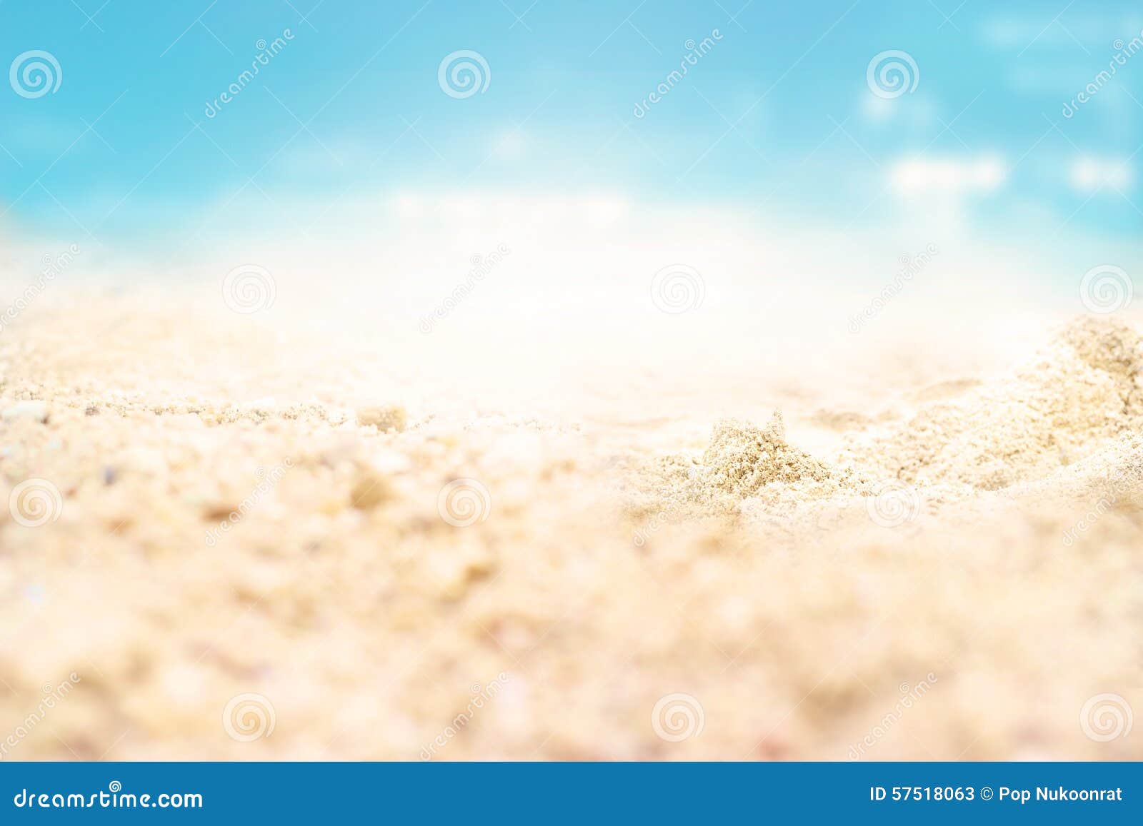 Sea Sand Beach Summer Day and Nature Background, Soft Focus Stock Image ...