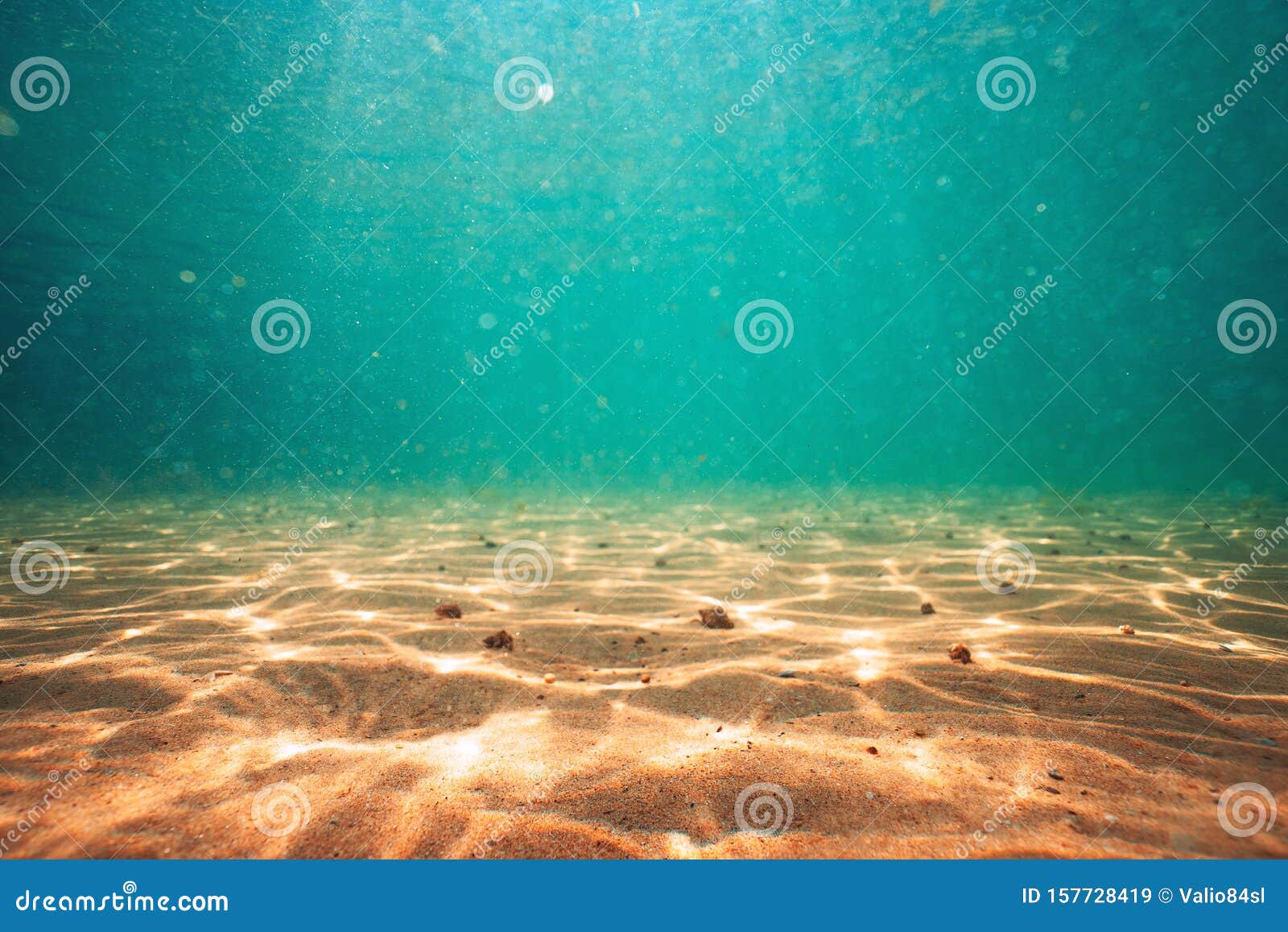 Sea Sand and Blue Water. Underwater Stock Image - Image of inspiration ...