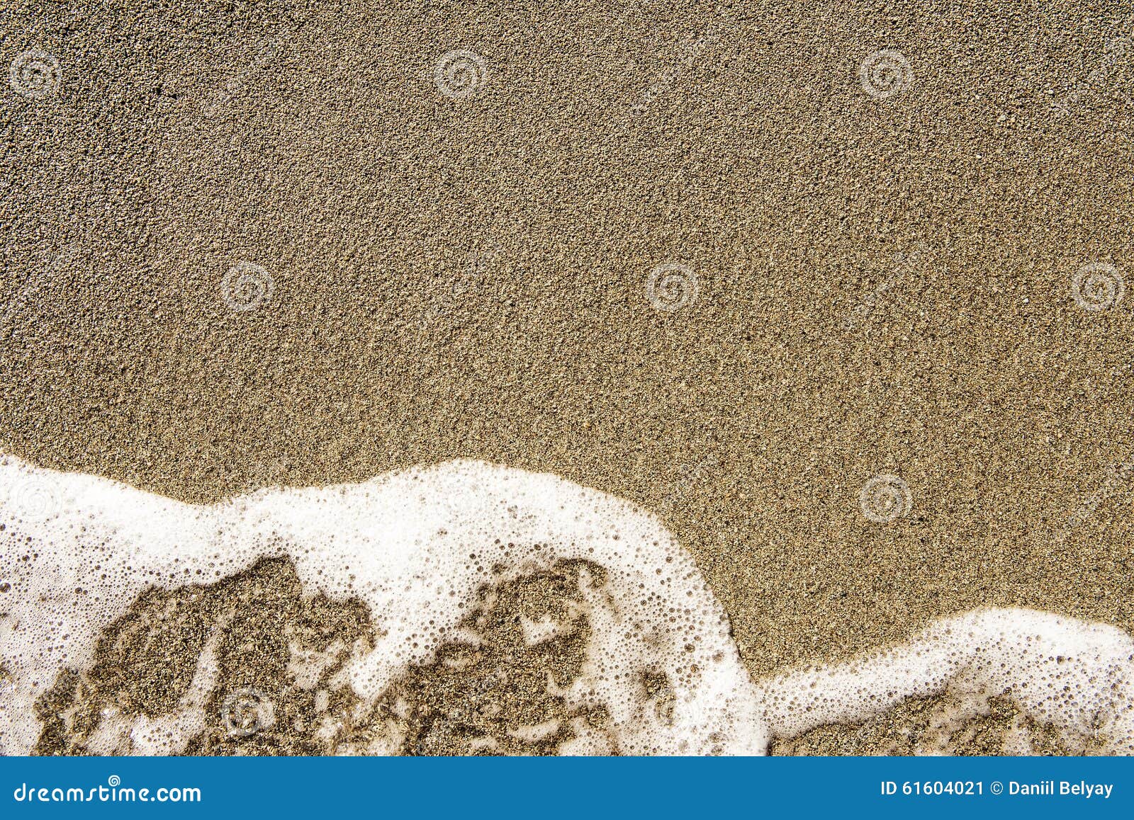 Sea Sand and Rocks with Wave Stock Image - Image of nature, yellow ...
