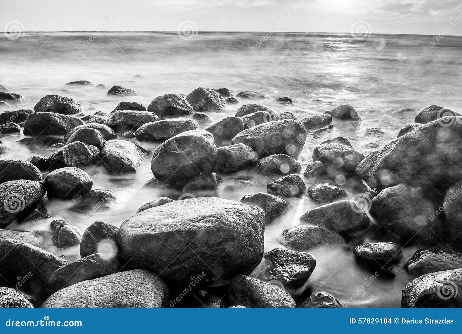 Sea scape with rocks stock photo. Image of open, ocean - 57829104