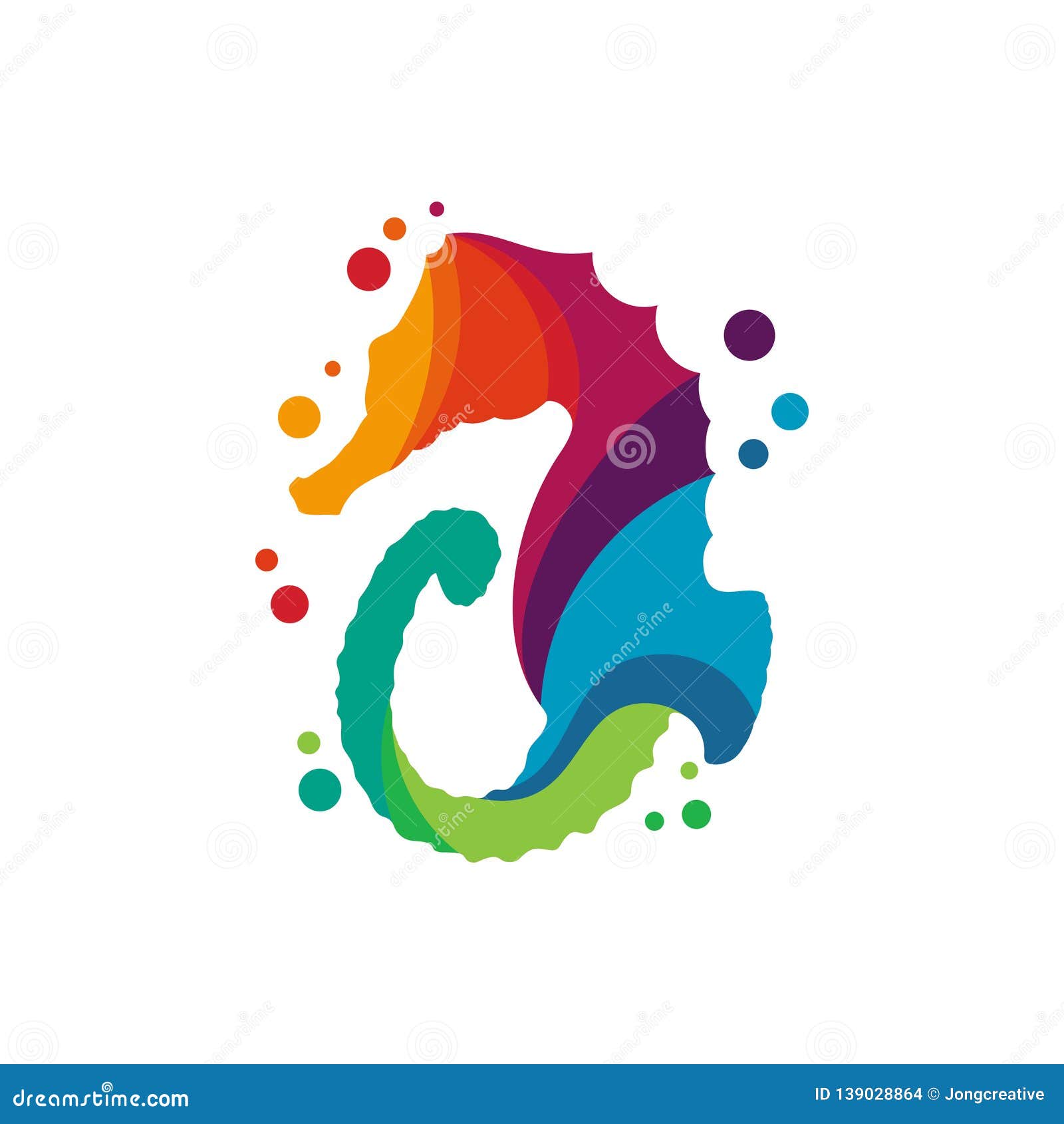 Seahorse - Ocean Inhabitant - Silhouette For Logo Or Pictogram. Fish ... Seahorse - Ocean Inhabitant - Silhouette For Logo Or Pictogram. Fish ...