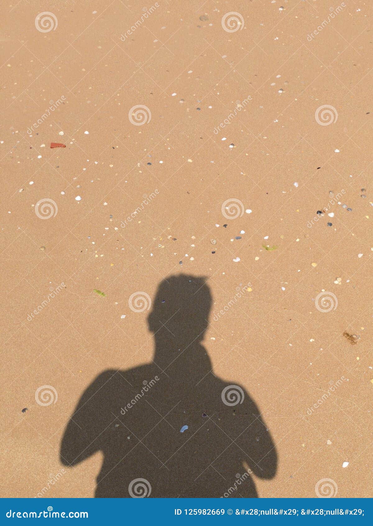 Sea shadow man`s shadow stock image. Image of exotic - 125982669