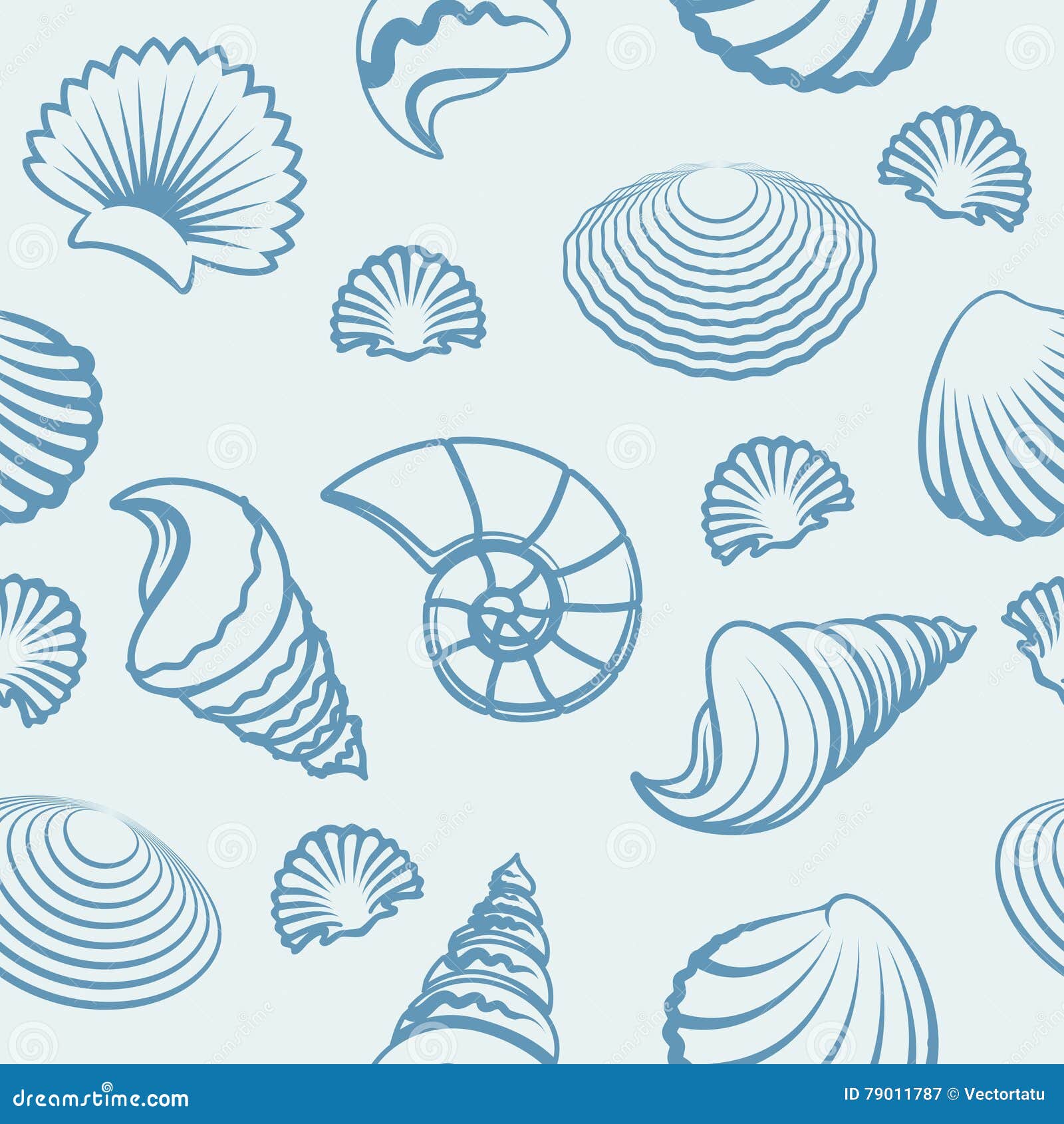 Shell, Hand Draw Sketch Vector. Seafood Set. | CartoonDealer.com #127948368