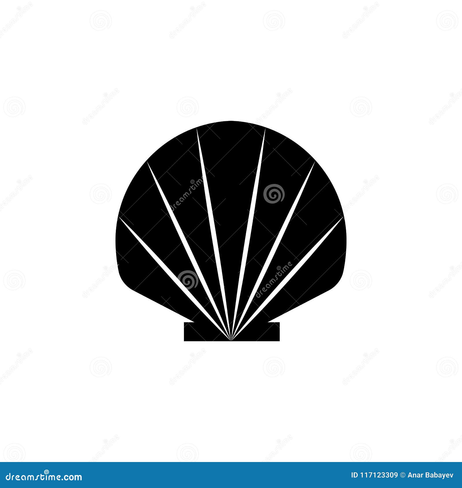 Sea Shell Icon. Element of Beach Holidays Icon for Mobile Concept and ...