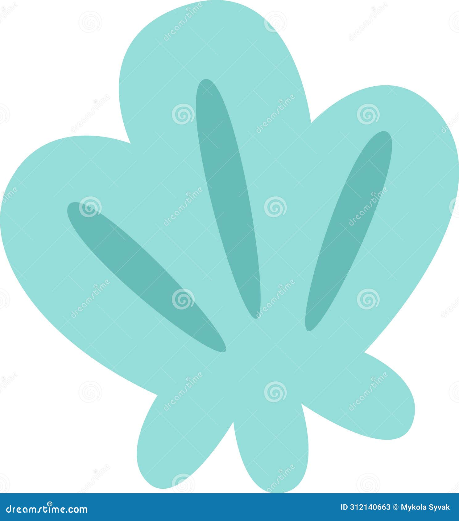 Sea Shell Icon stock vector. Illustration of shellfish - 312140663