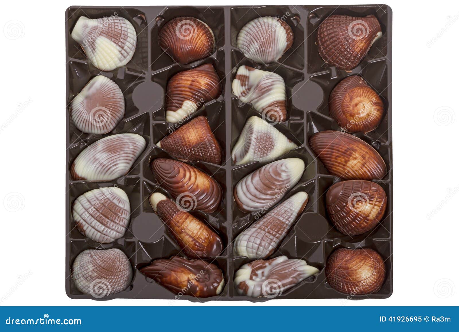 Sea Shell Pralines stock image. Image of candy, white - 41926695