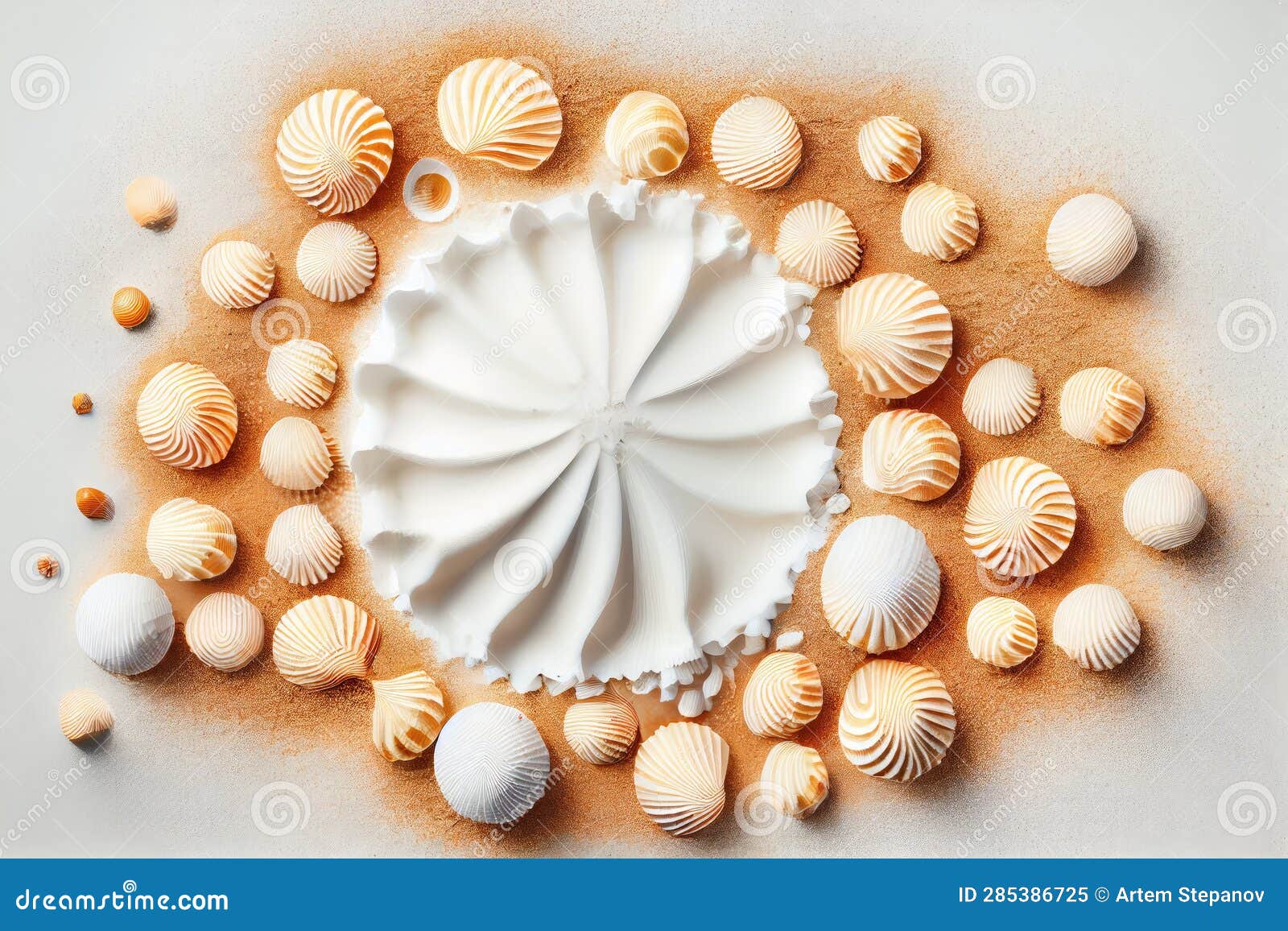 Sea Shell Texture Background, Colorful Seashell Pattern, Sea Shells on ...