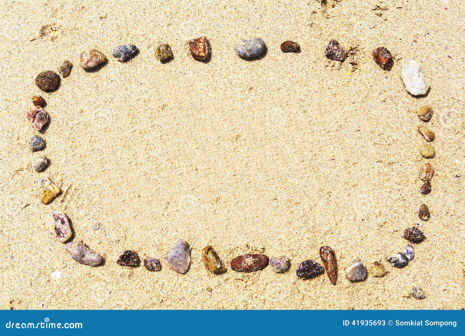 Sea Shells on Sand. Summer Beach Background. Top View Thailand Stock ...
