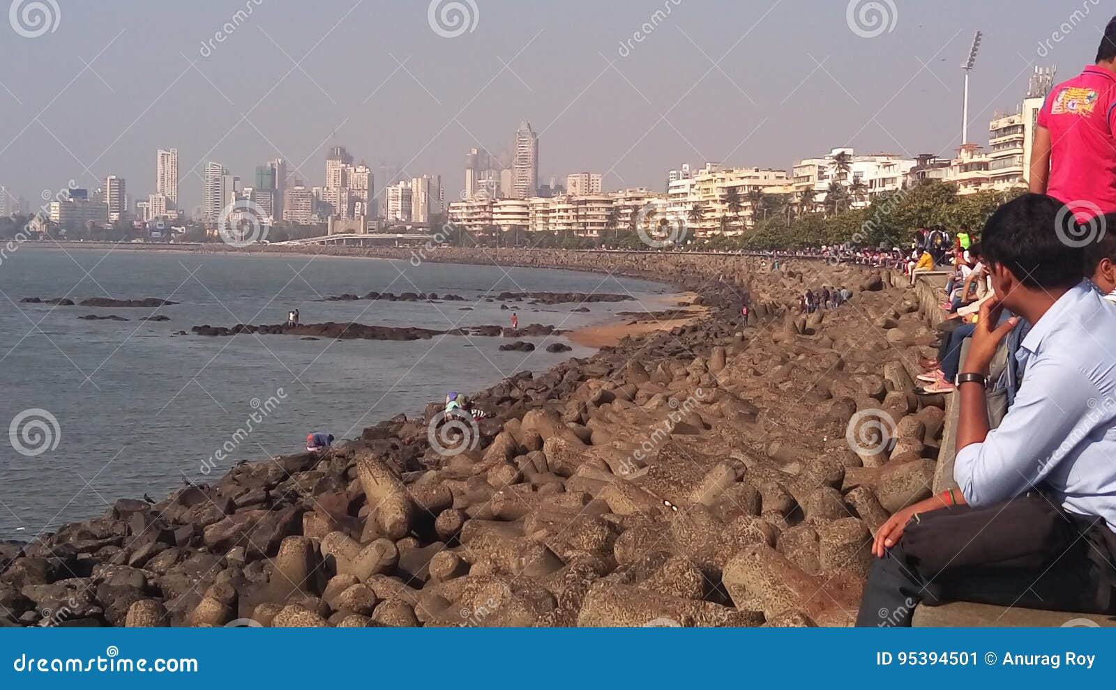 Sea shore editorial photo. Image of rocks, mumbia, awesomee - 95394501