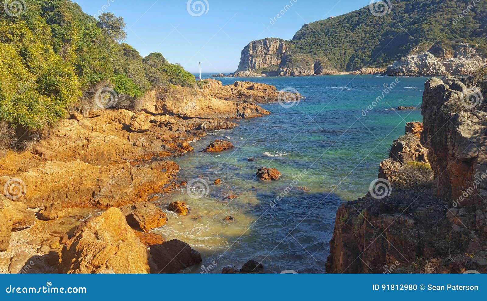 Sea side rocks stock photo. Image of sail, boat, rocks - 91812980