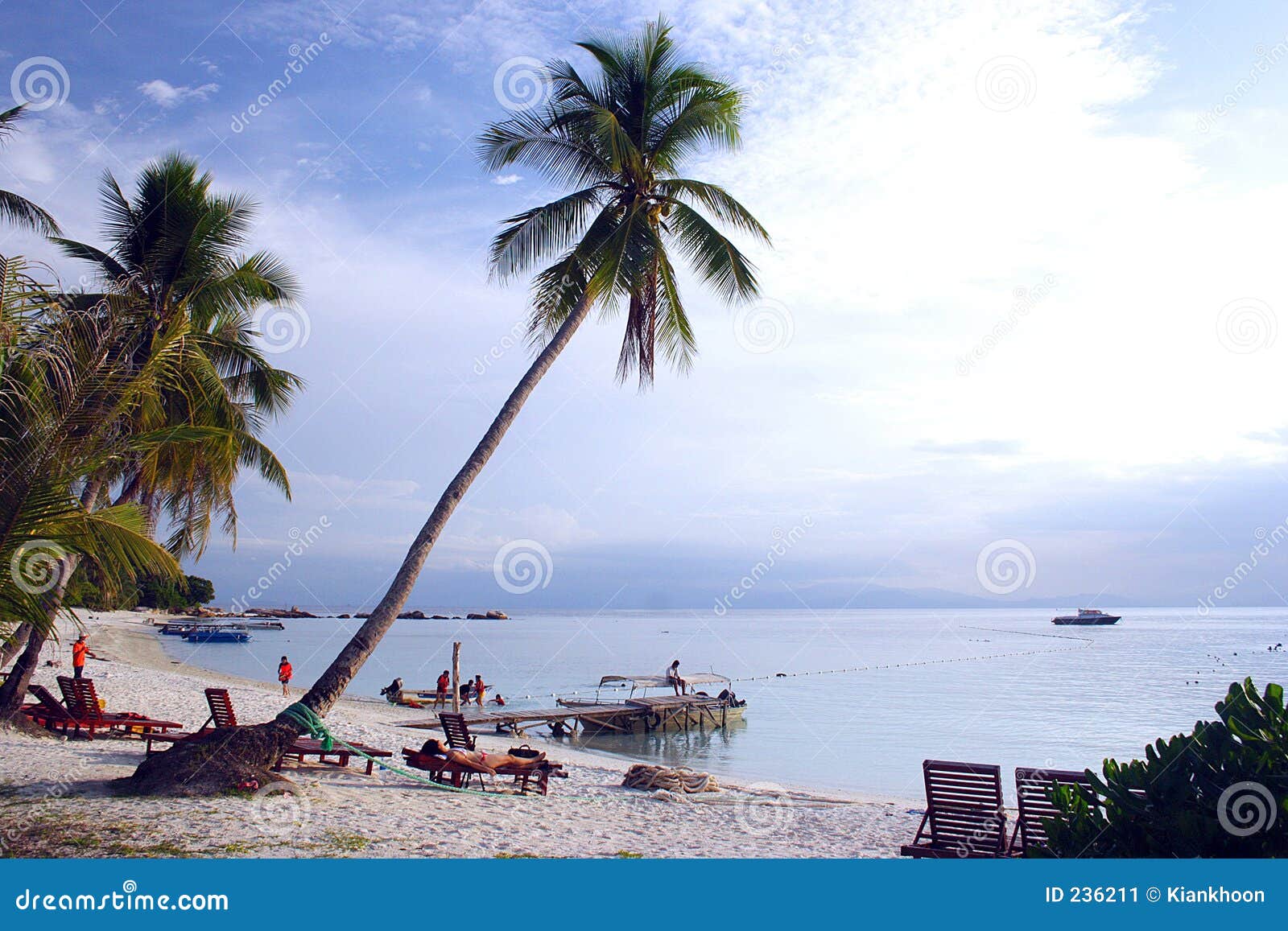 Sea Side View stock image. Image of pier, paradise, escape - 236211