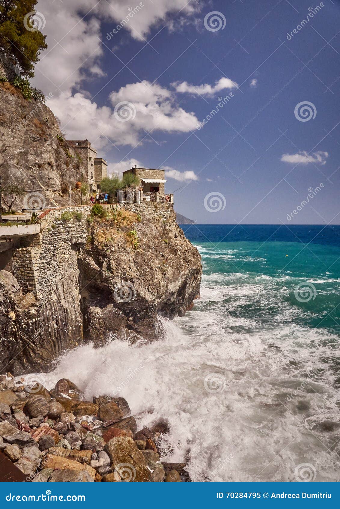 Sea Side View stock image. Image of riviera, holiday - 70284795