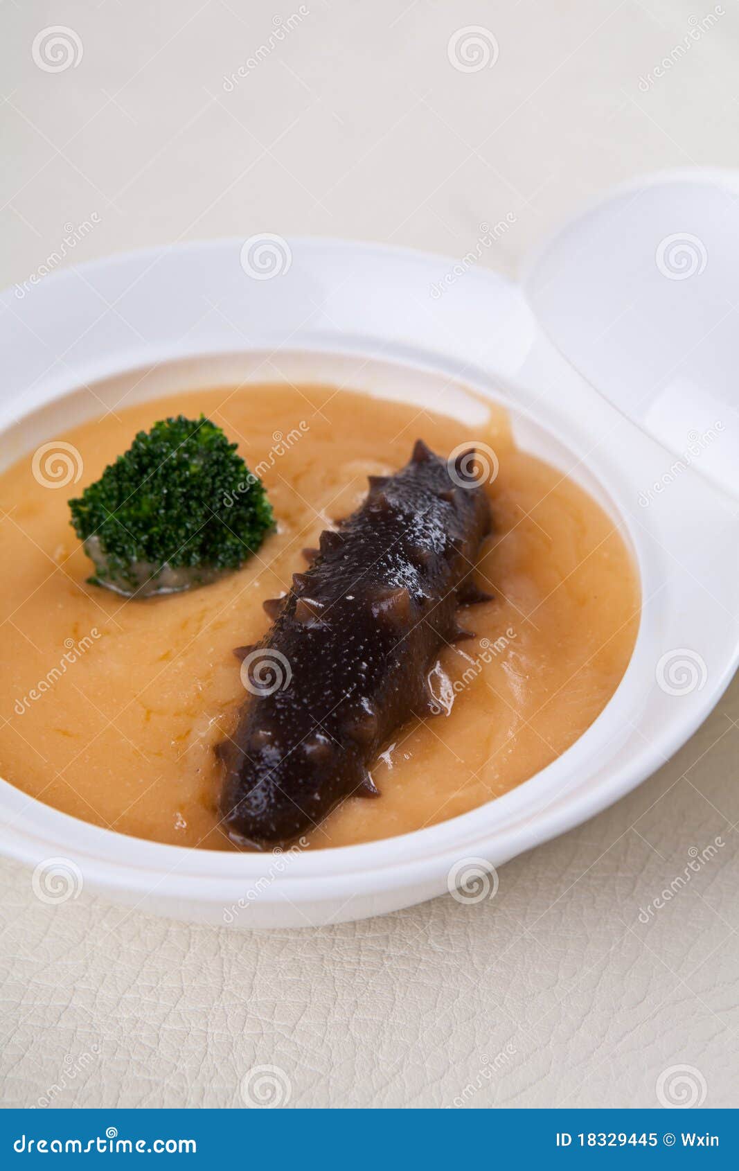 Sea Slug and Delicious Broccoli Stock Image - Image of cuisine, food ...