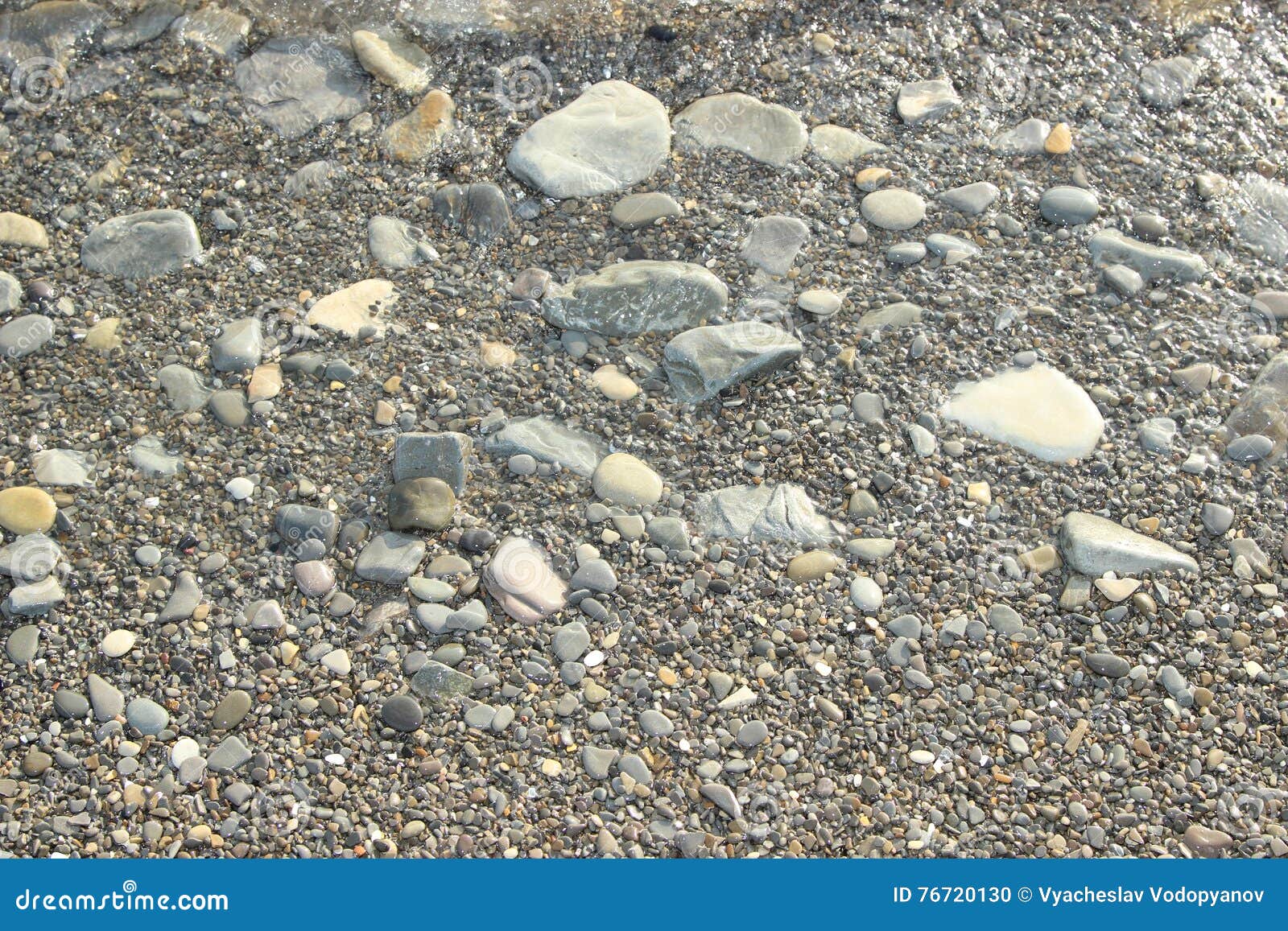 Sea Smooth Rocks on the Shore Stock Photo - Image of gravel, decoration ...