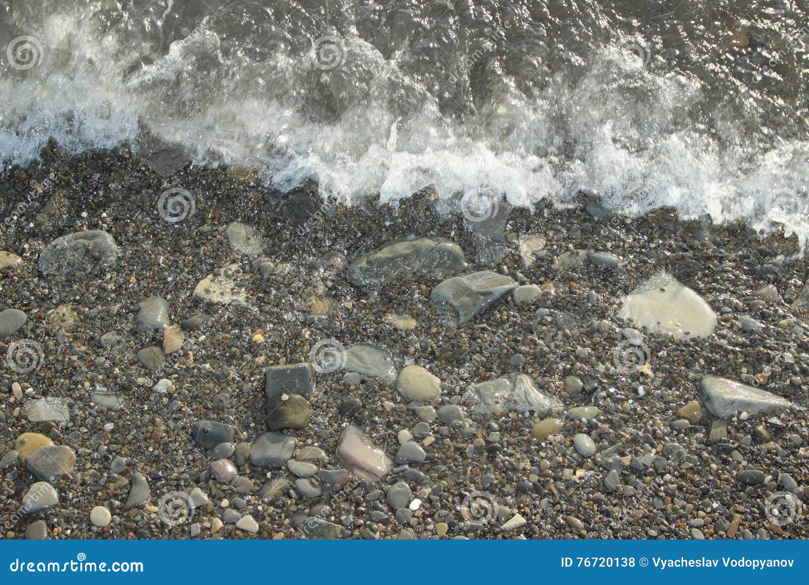 Sea Smooth Rocks on the Shore Stock Photo - Image of river, natural ...