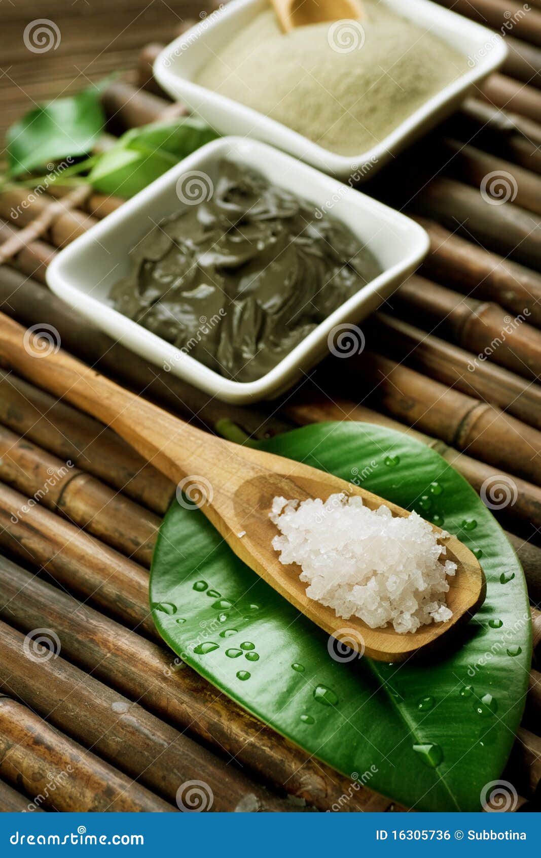 Sea Spa Salt and Mud Mask stock photo. Image of healthy - 16305736