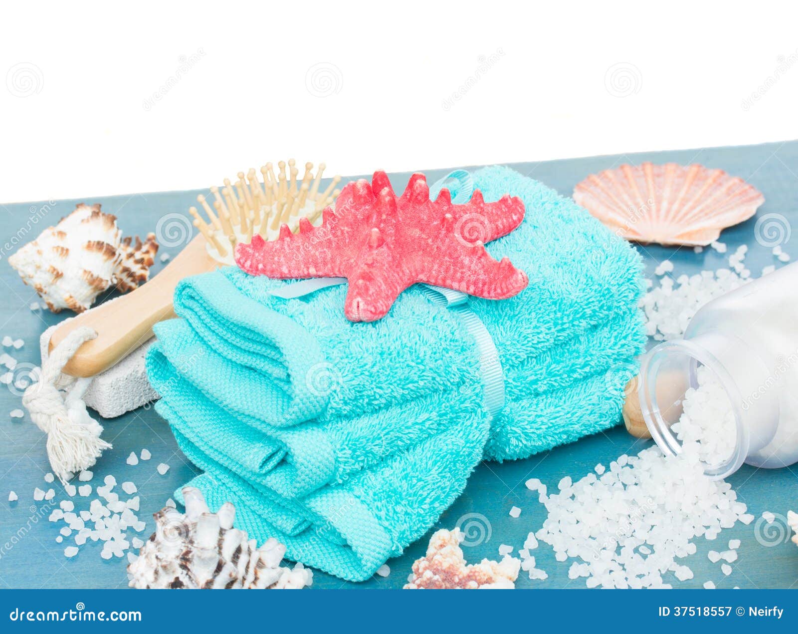 Sea spa setting border stock image. Image of herbal, closeup - 37518557