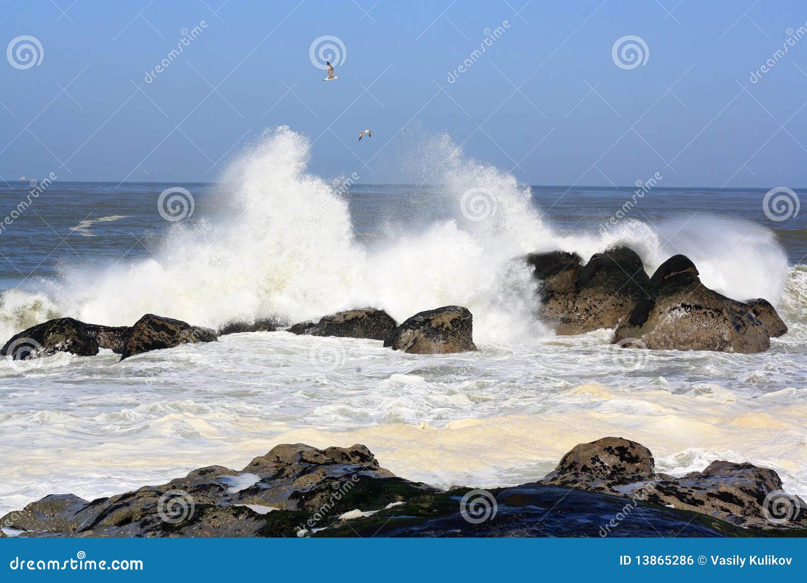 Sea spray stock photo. Image of risk, cloud, extreme - 13865286