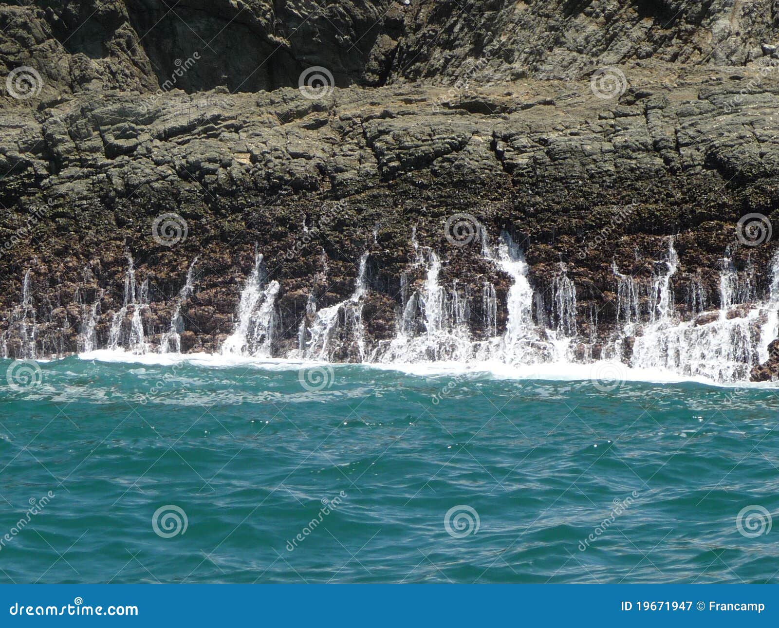 Sea springs stock image. Image of ocean, rocks, nature - 19671947