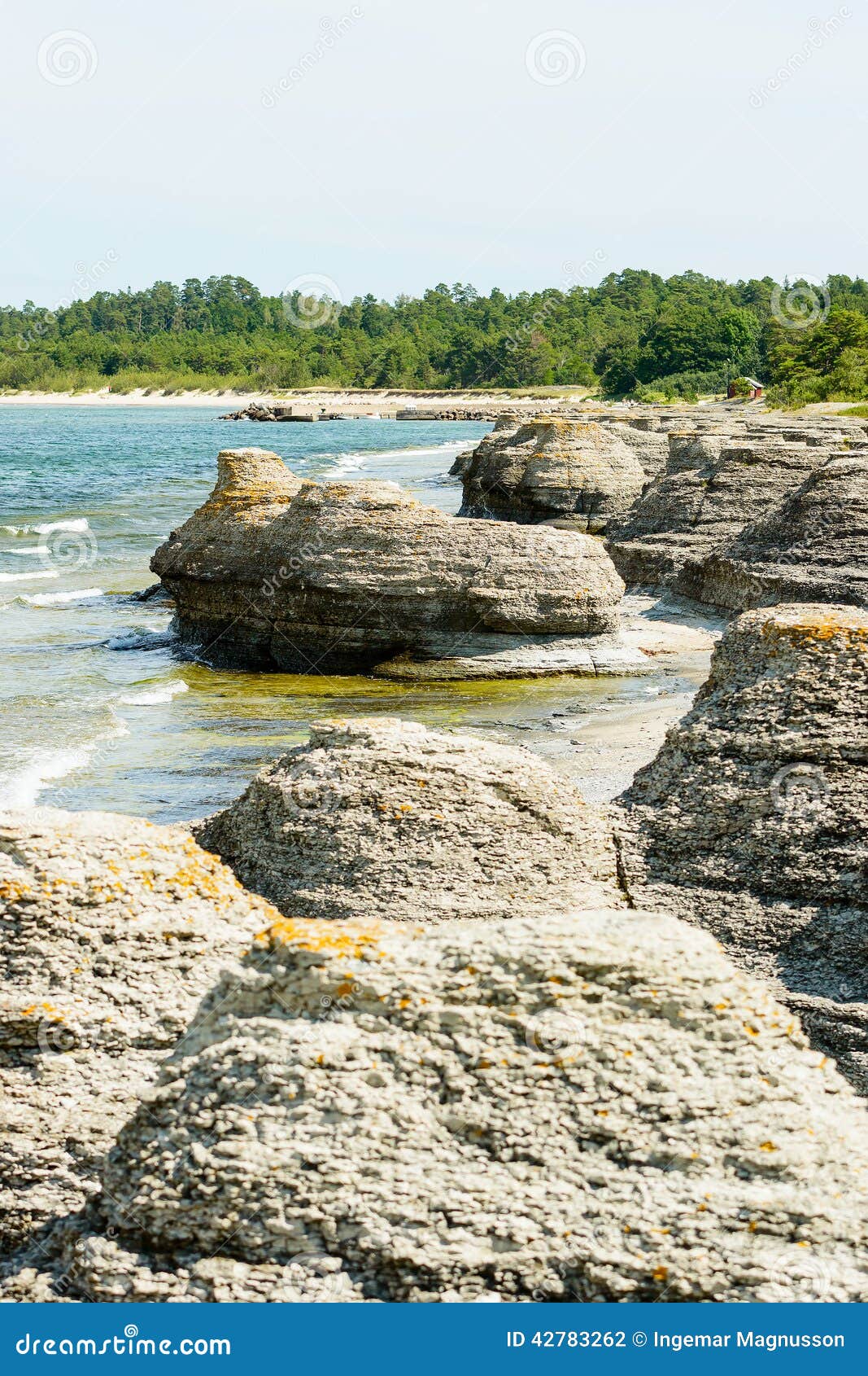 Sea stacks stock photo. Image of horizon, beach, nature - 42783262