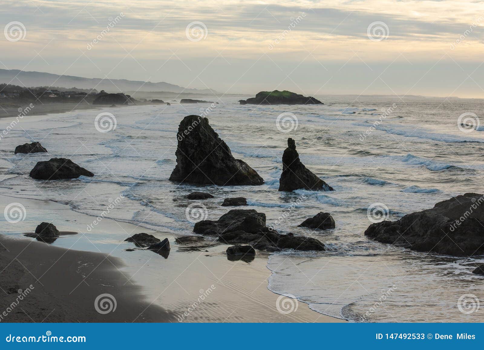 Sea Stacks on the Oregon Coast Stock Image - Image of destination ...
