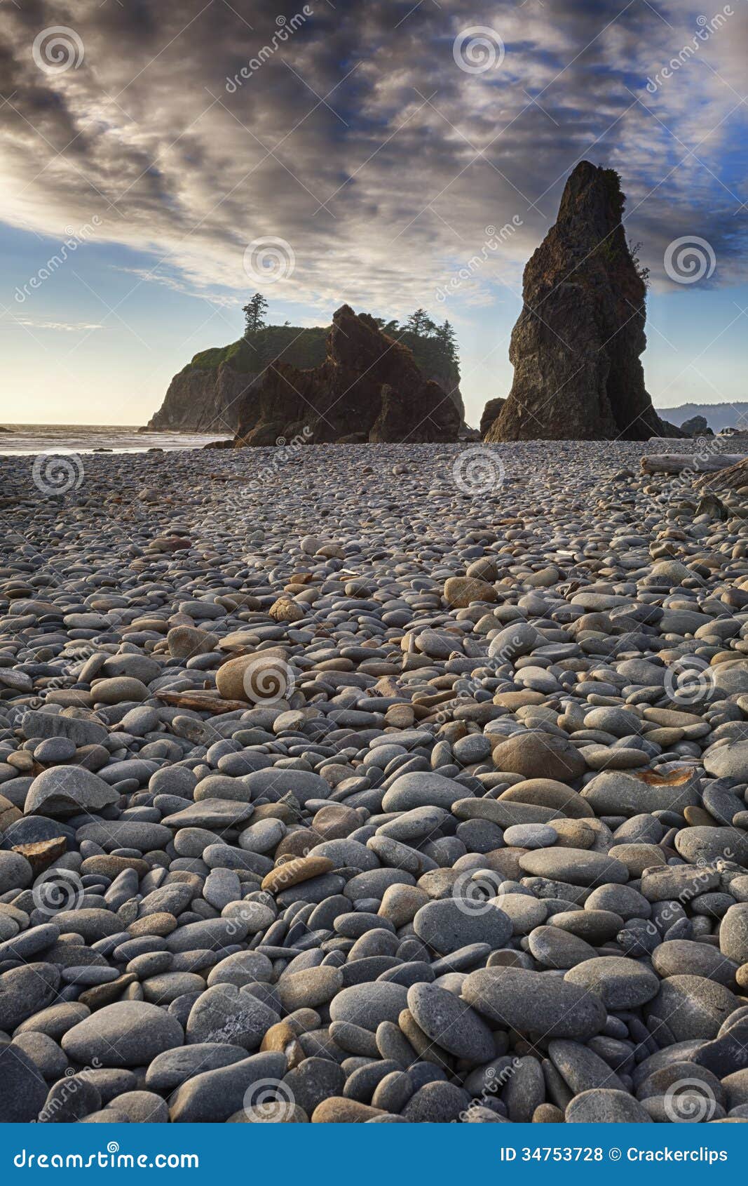 Sea Stacks stock photo. Image of stones, pacific, beach - 34753728