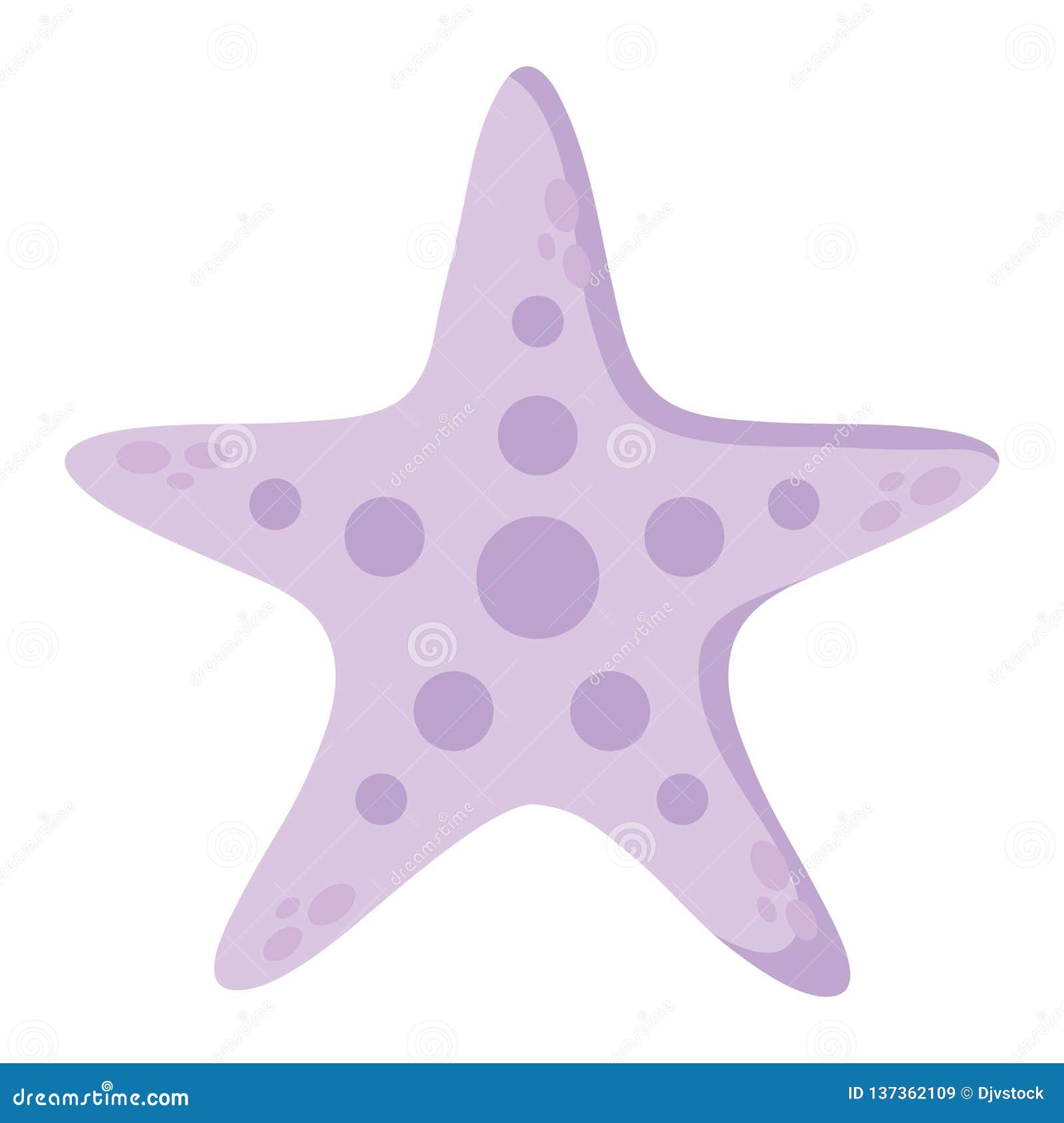 Sea star icon stock vector. Illustration of holiday - 137362109