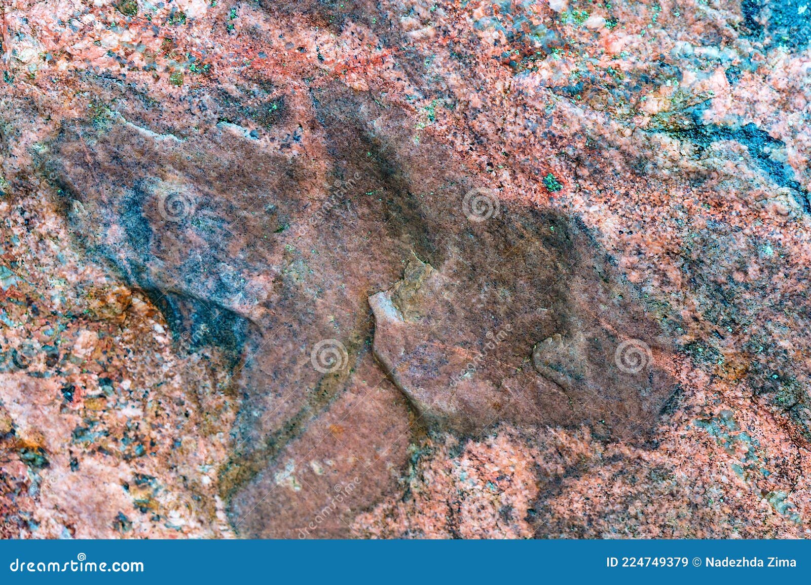 Sea Stone Texture. Panel Texture. Spots Gray Red Background. Background ...