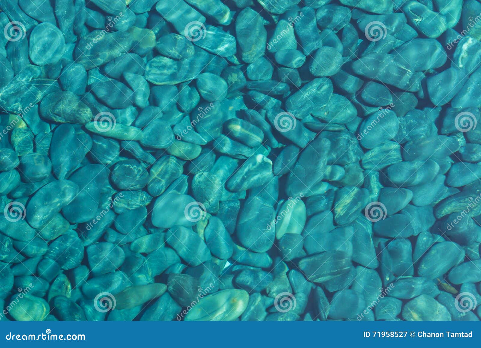 Sea Stone Texture Under Blue Water. Stock Image - Image of edge, little ...