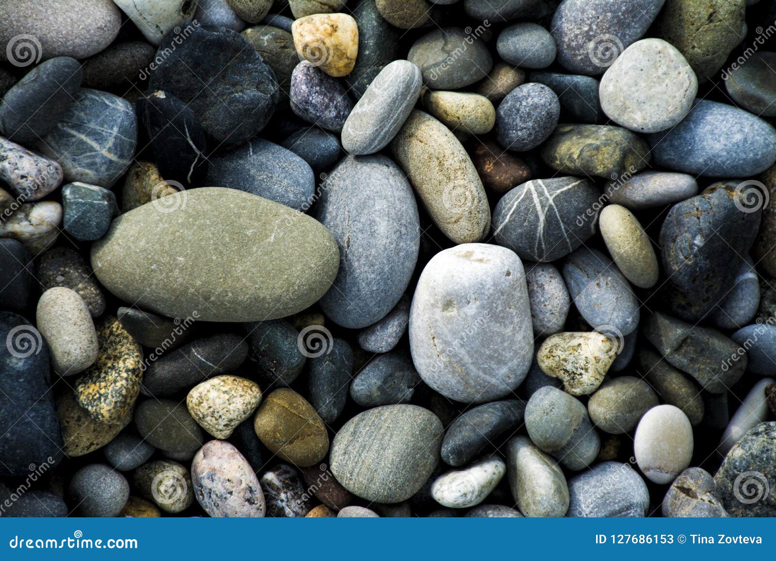 Sea stones stock image. Image of black, round, surface - 127686153