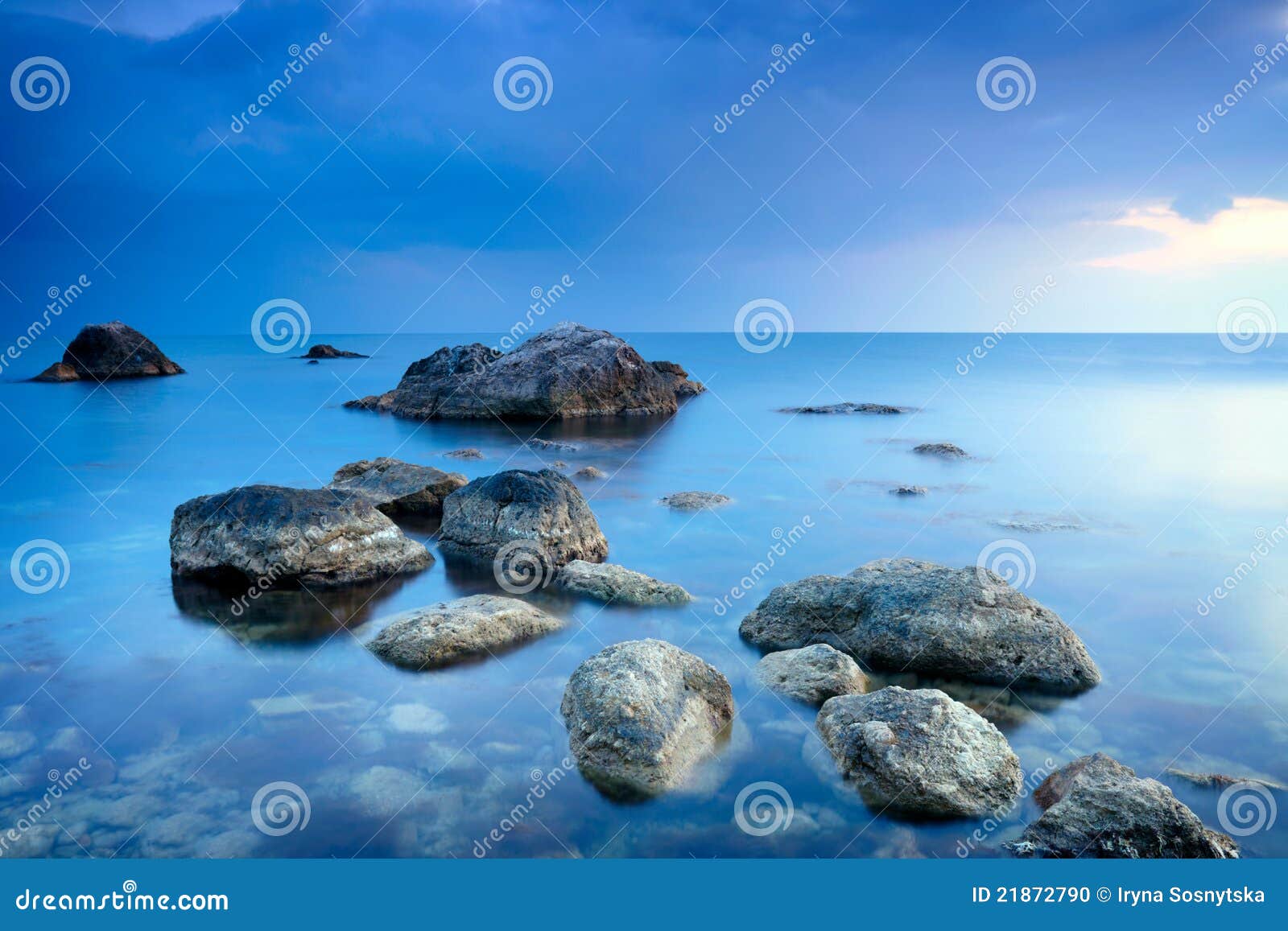 Sea stones stock photo. Image of nature, landscape, summer - 21872790