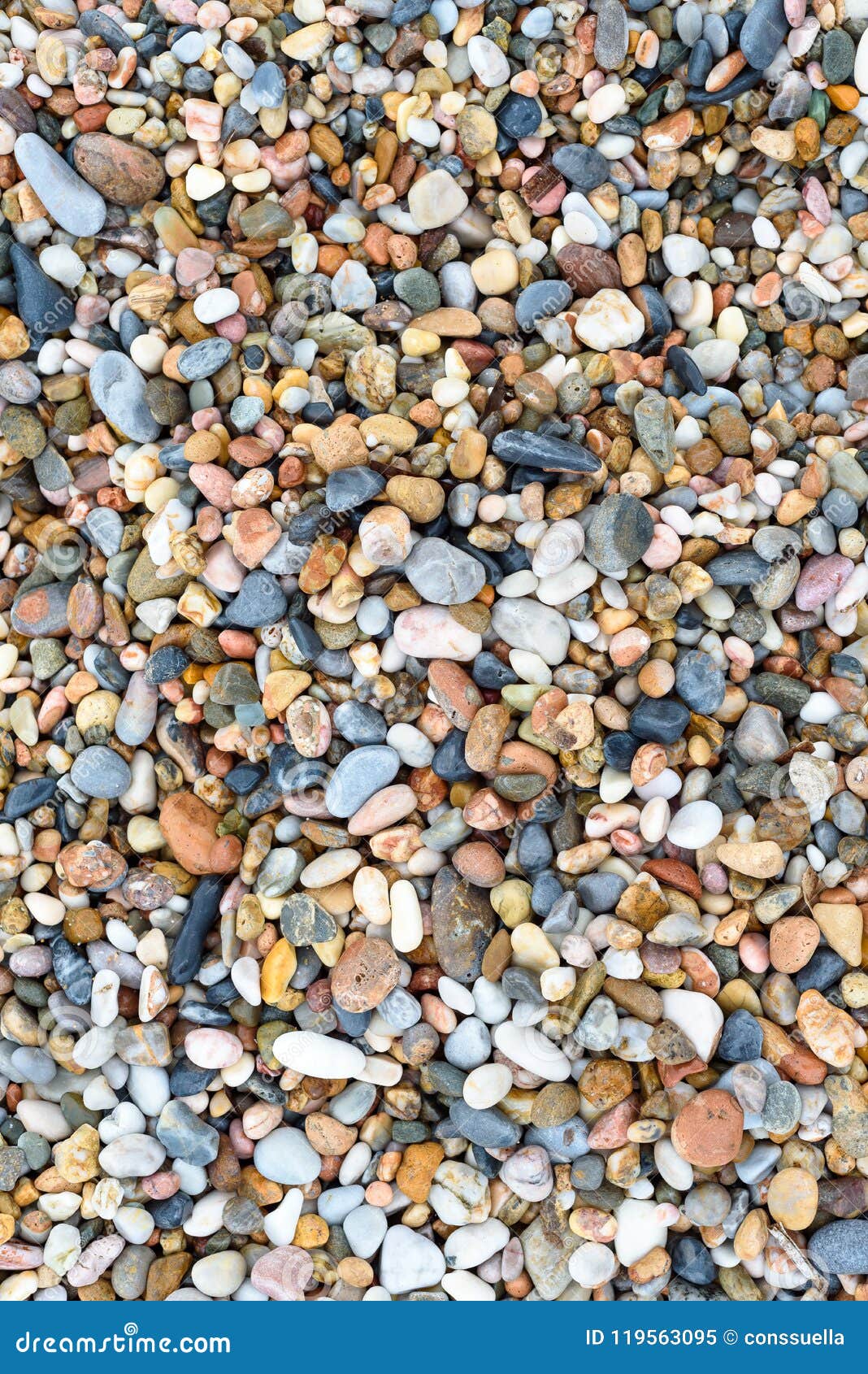 Sea Stones Texture Background, Top View Stock Image - Image of material ...