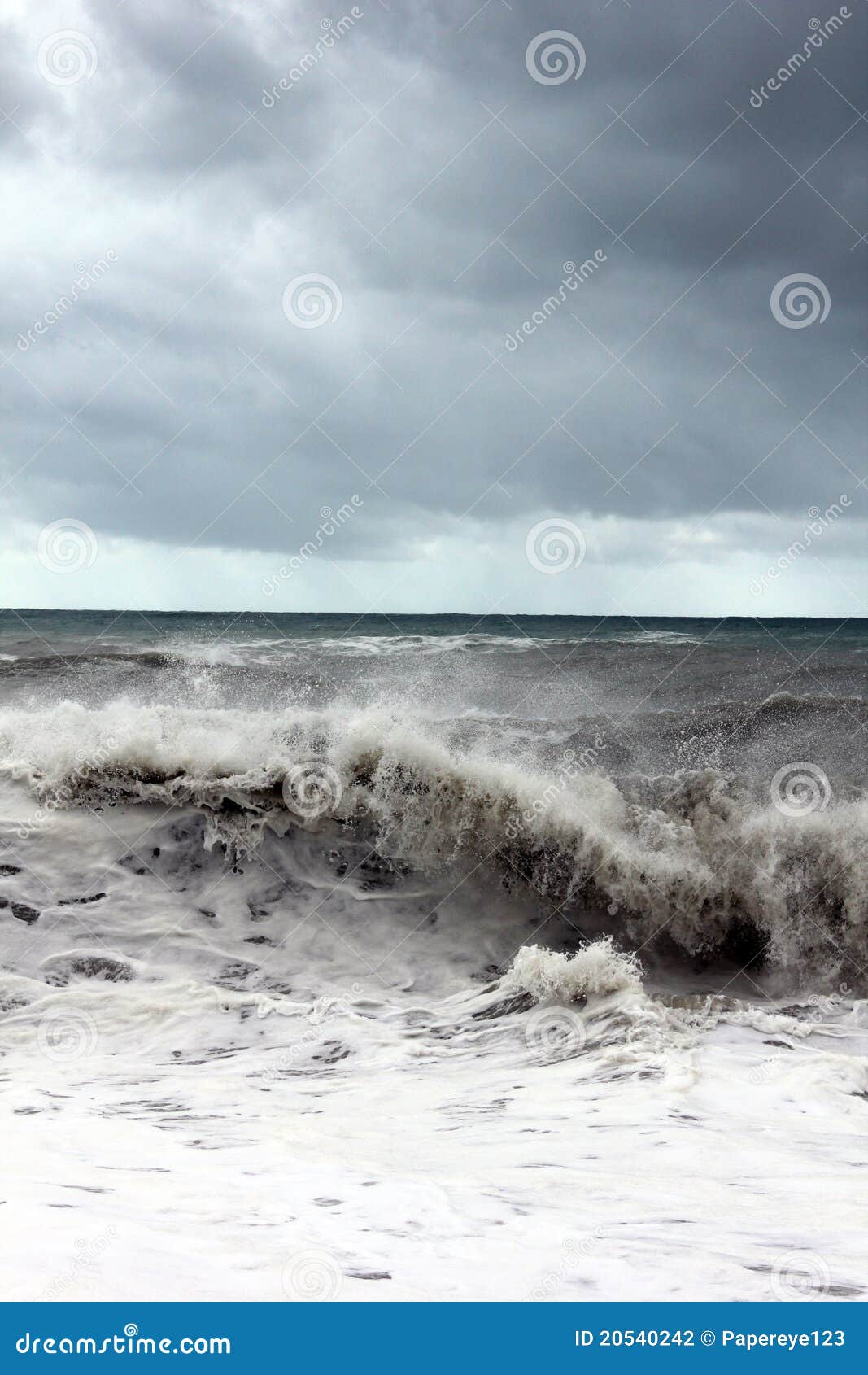 Sea storm stock photo. Image of wheather, wave, danger - 20540242