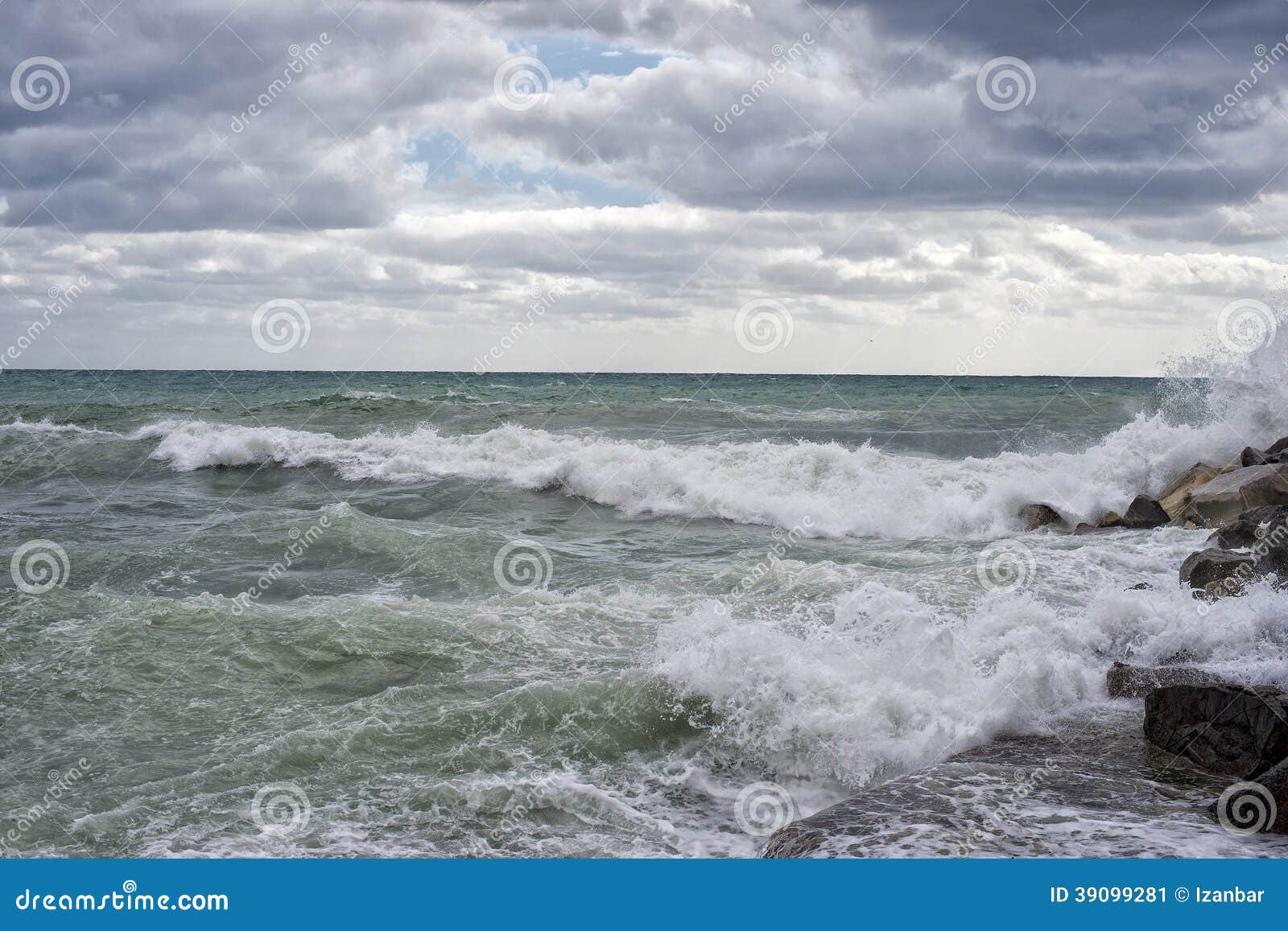 Sea Storm stock image. Image of huge, ocean, meteorology - 39099281