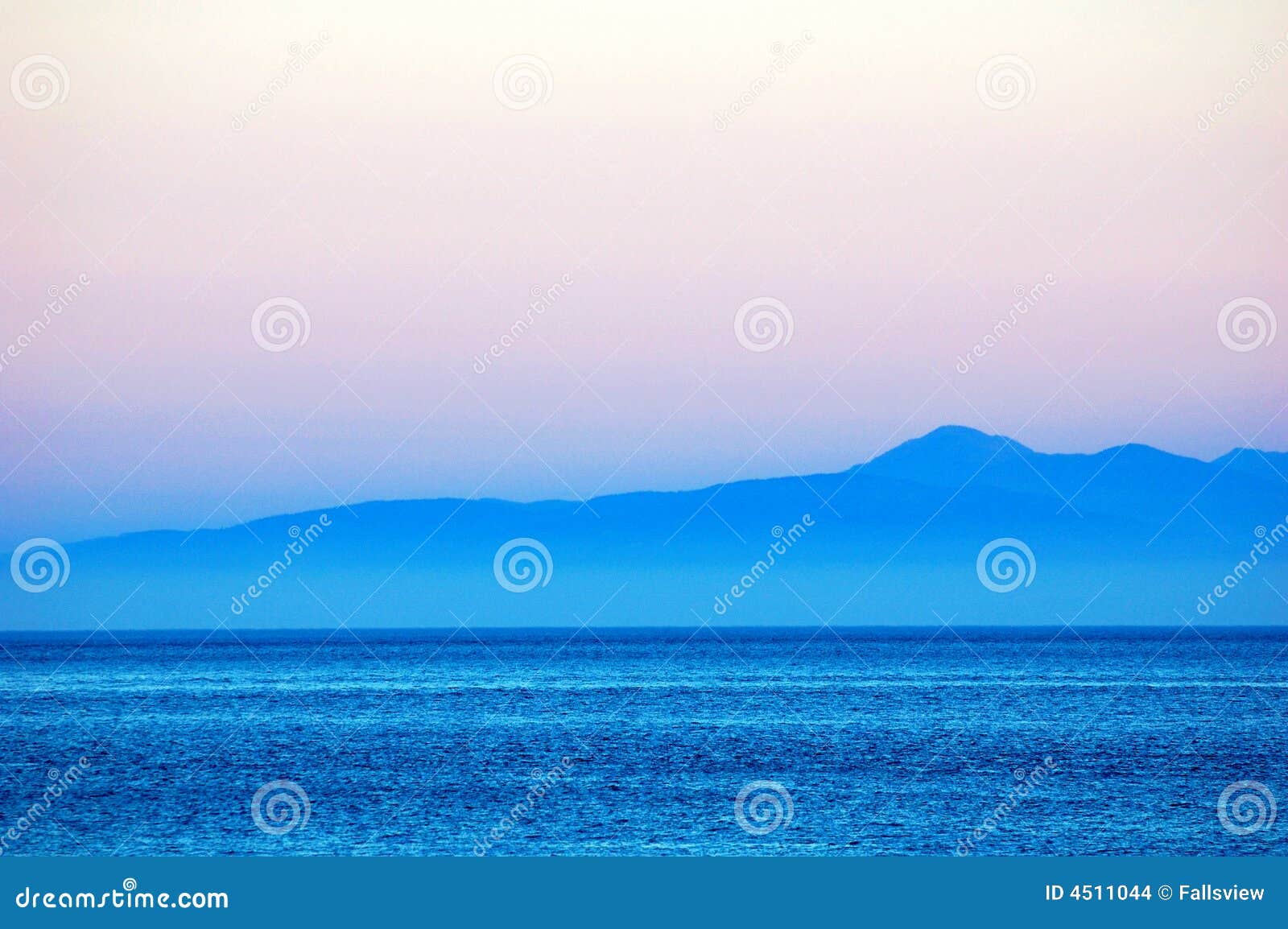 Sea strait view stock photo. Image of seaside, columbia - 4511044