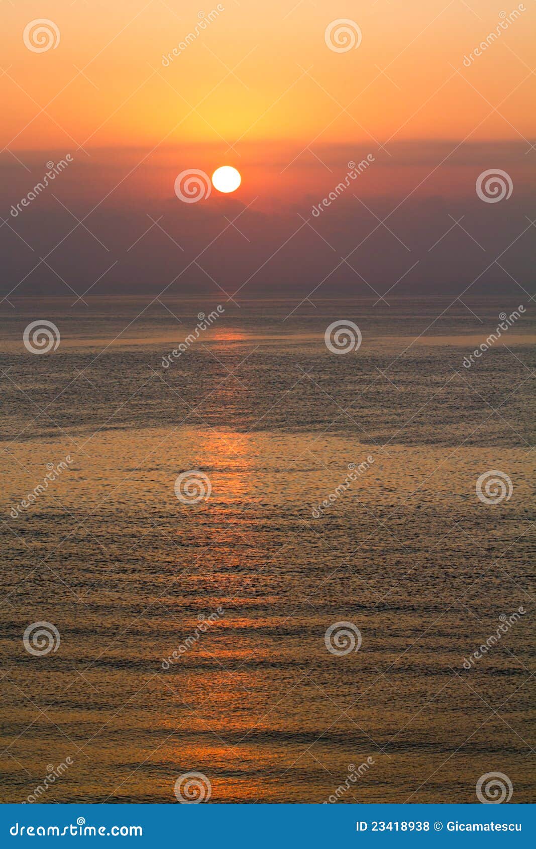 Sea and sun stock photo. Image of orange, rises, outdoors - 23418938