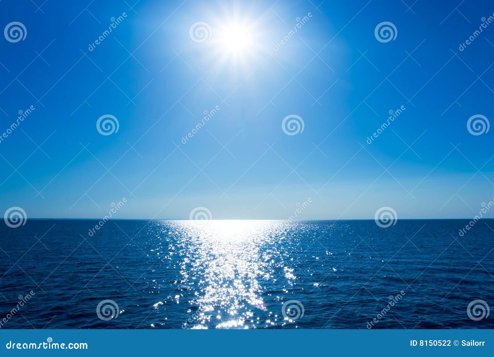 The sea and sun stock photo. Image of nature, coast, perfection - 8150522
