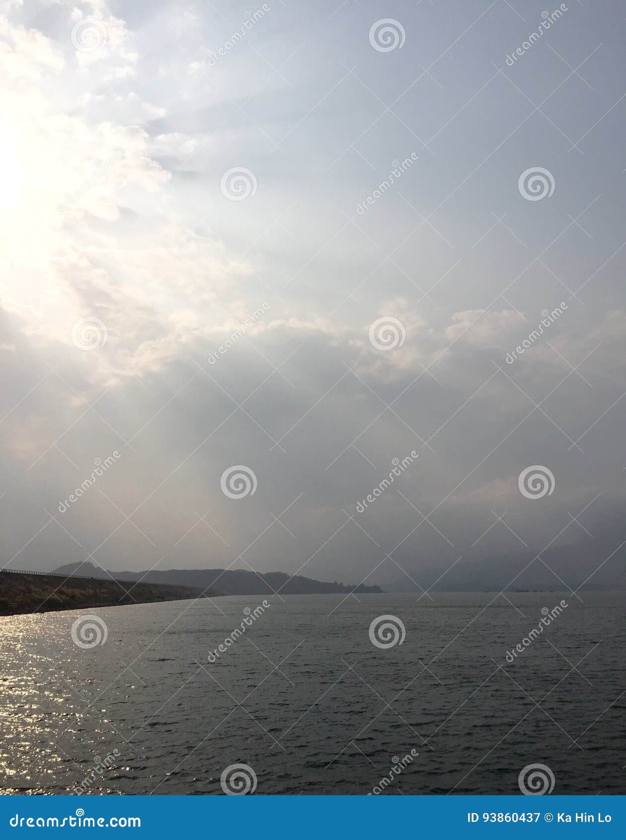 Sea and sun stock image. Image of hongkong, niceday, nice - 93860437